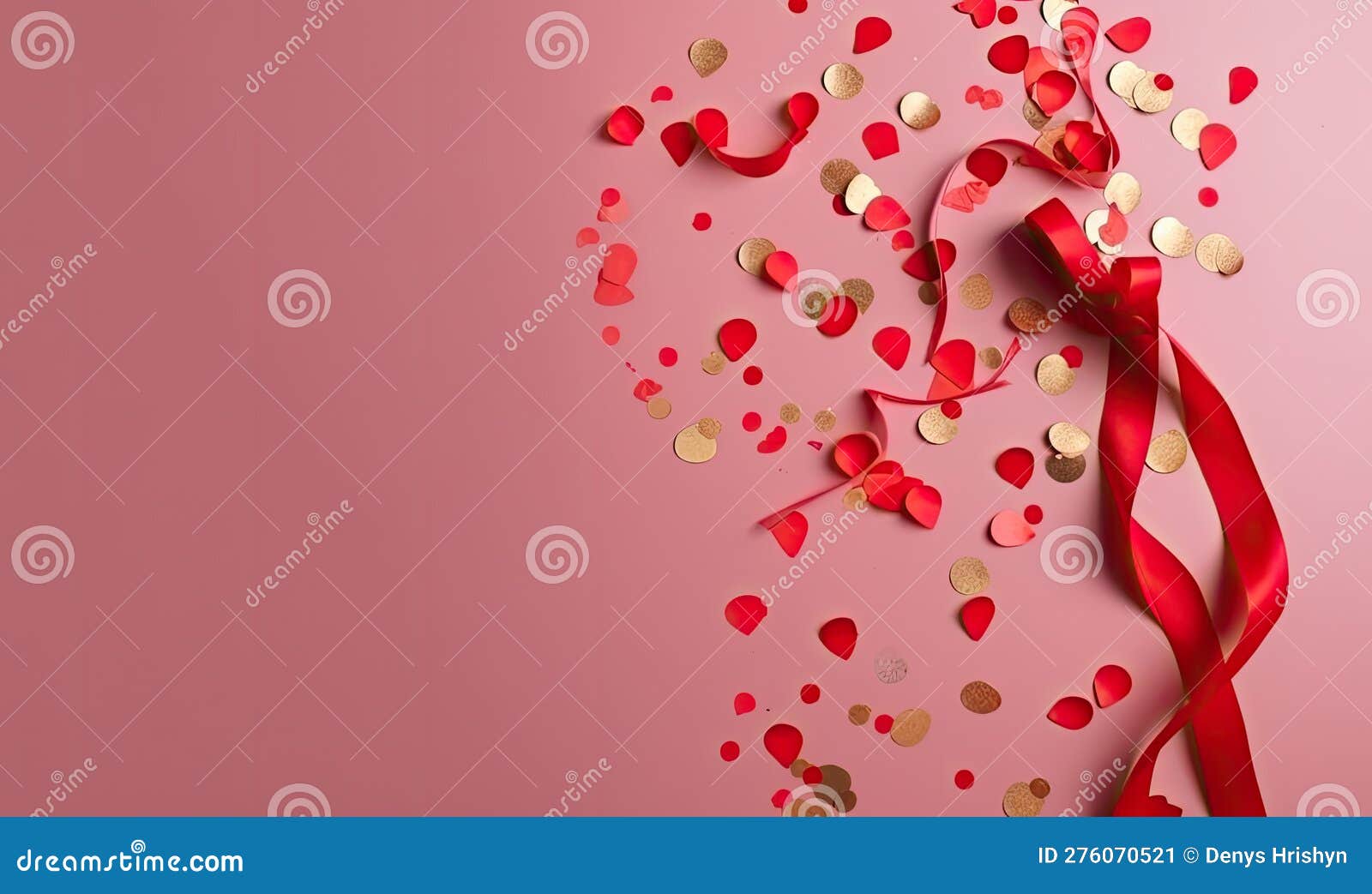 Decorating for Valentines Day with Confetti and Streamers Creating ...