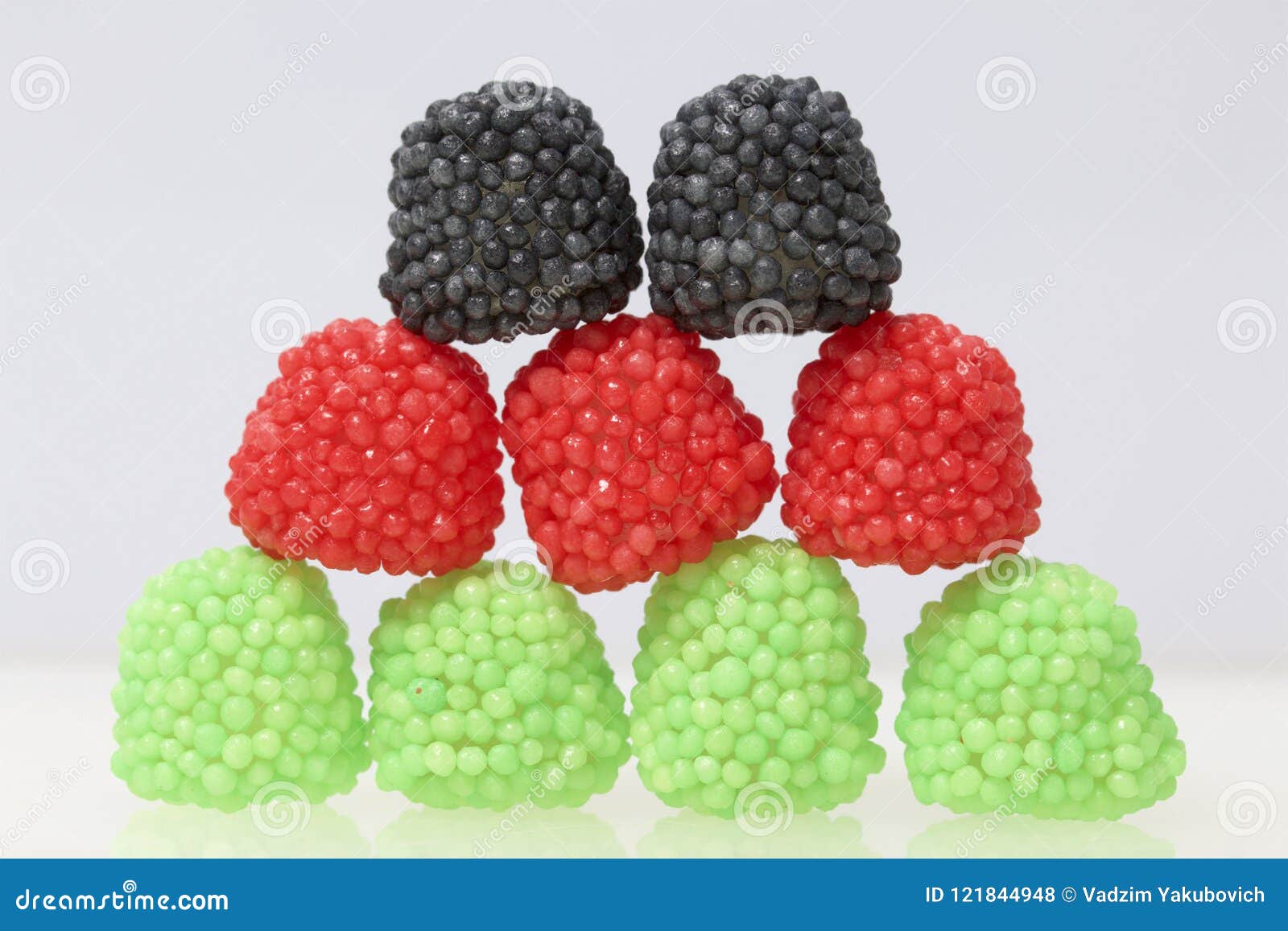 Decoration for Baking in the Form of Raspberries. Different Color ...