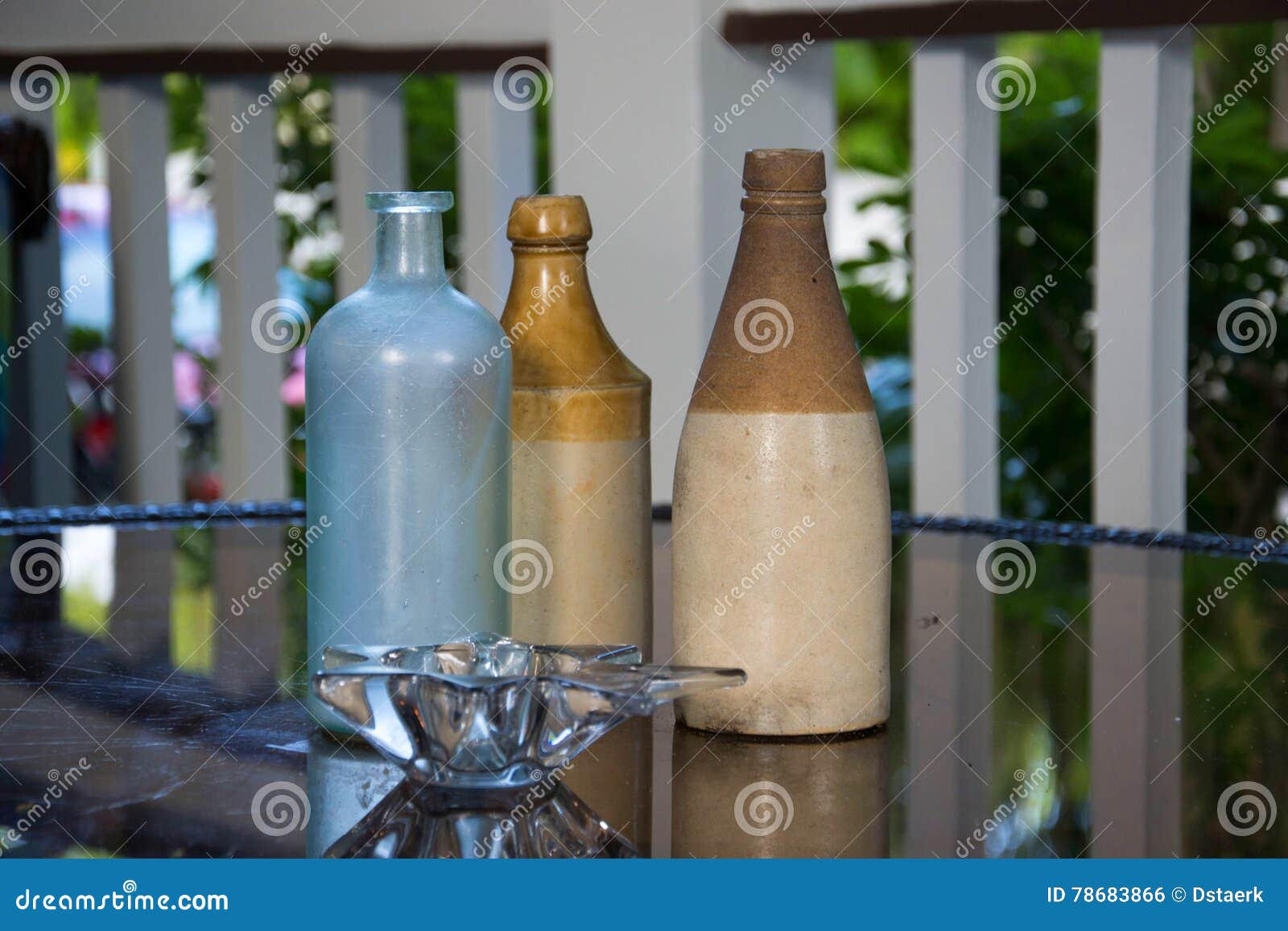 Decoration with bootles stock photo. Image of colored - 78683866