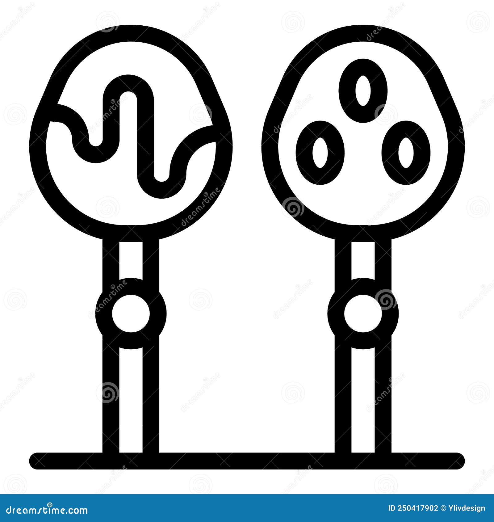 Decoration Cake Pop Icon Outline Vector. Candy Chocolate Stock Vector ...