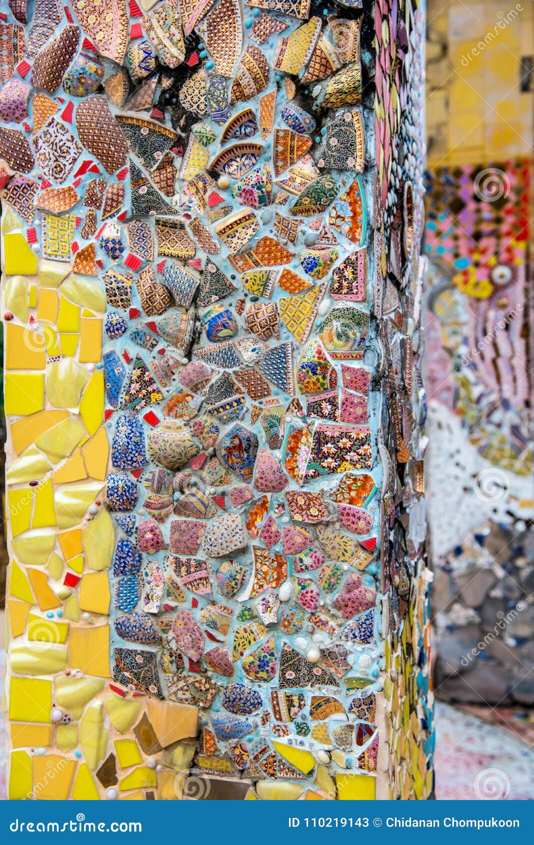 Decoration of Ceramic Breaking Stock Image - Image of broken, abstract ...