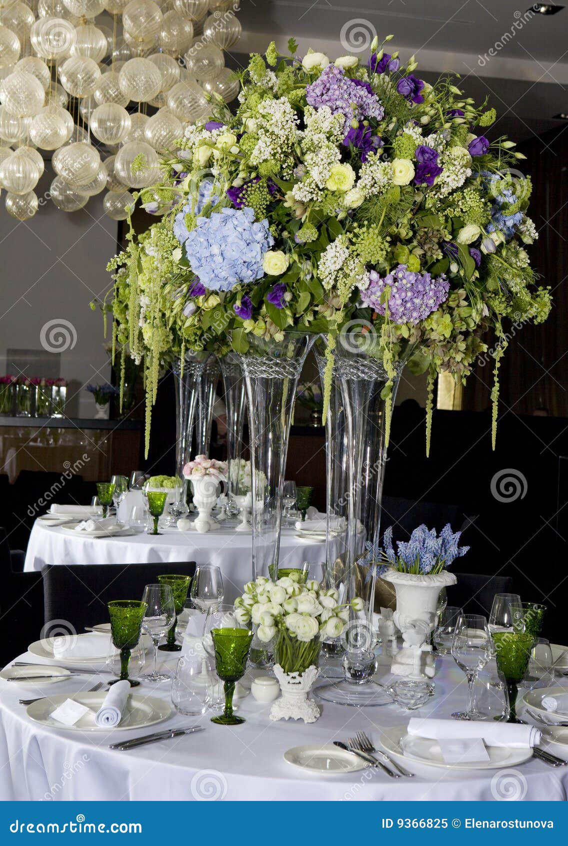 Decoration Dining Table in Restaurant Stock Image - Image of date ...