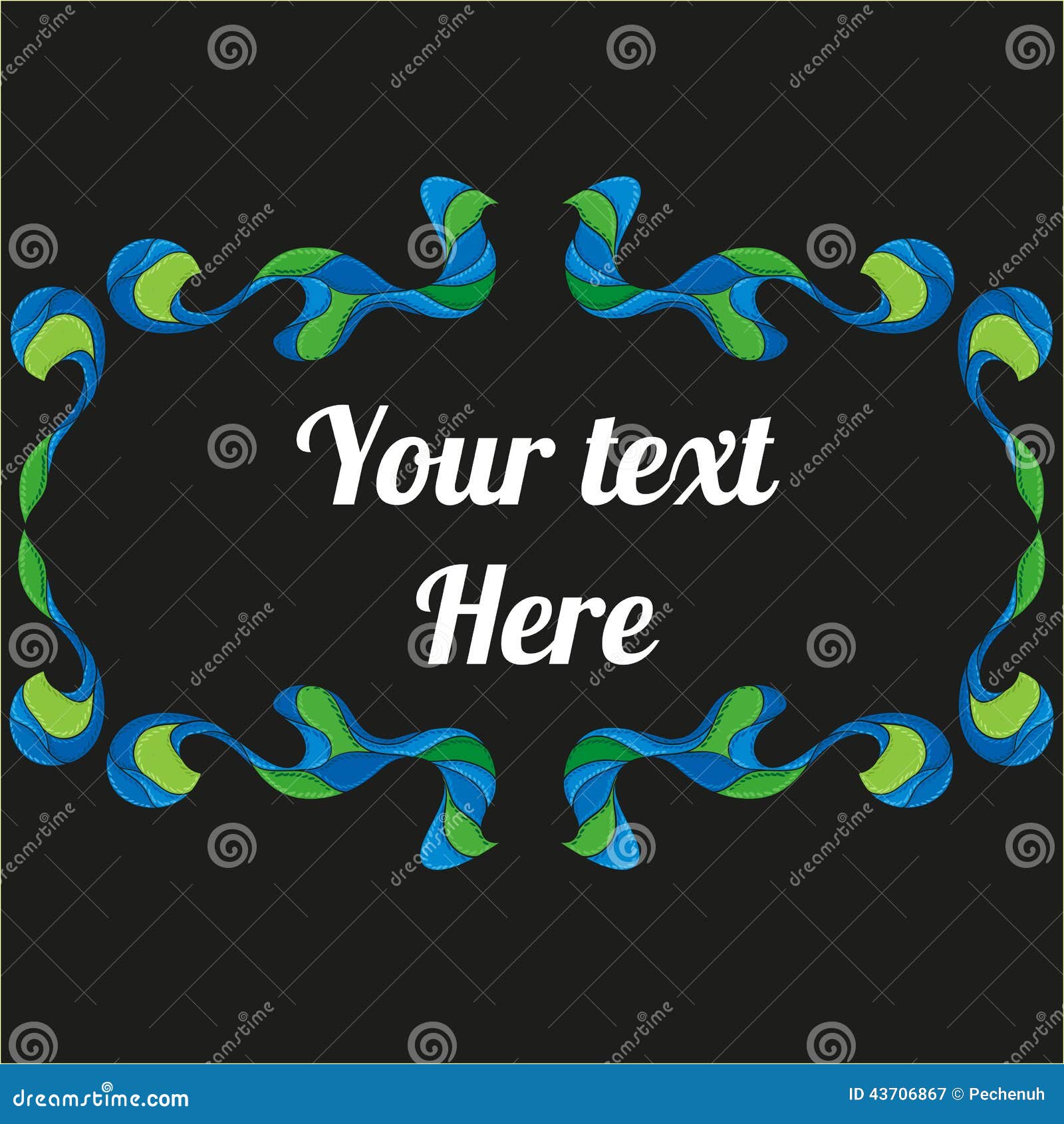 Decoration elements stock vector. Illustration of decor - 43706867