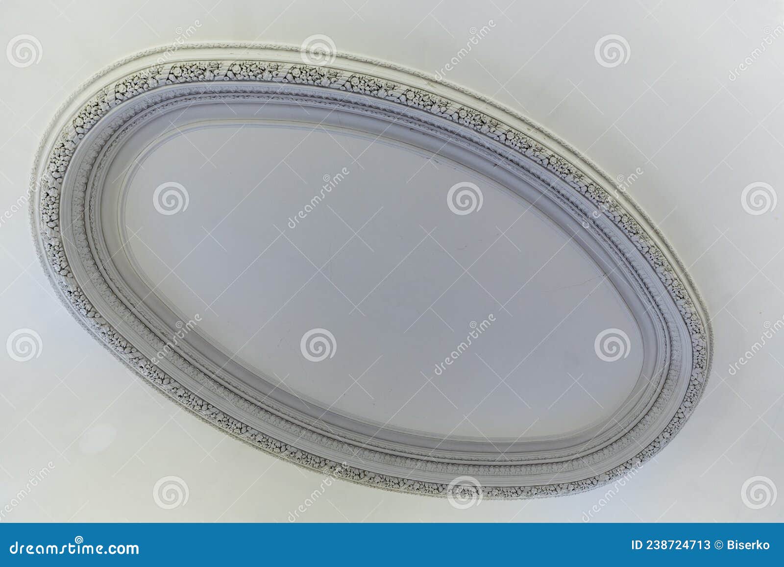 Decoration at the Hall Ceiling Stock Image - Image of classic, wall ...