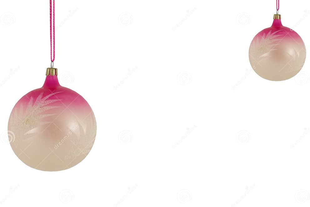 Decoration Isolated on White Stock Image - Image of close, celebration ...