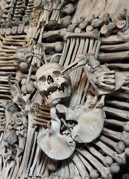 Decoration in Kostnice stock photo. Image of arms, cross - 29373686