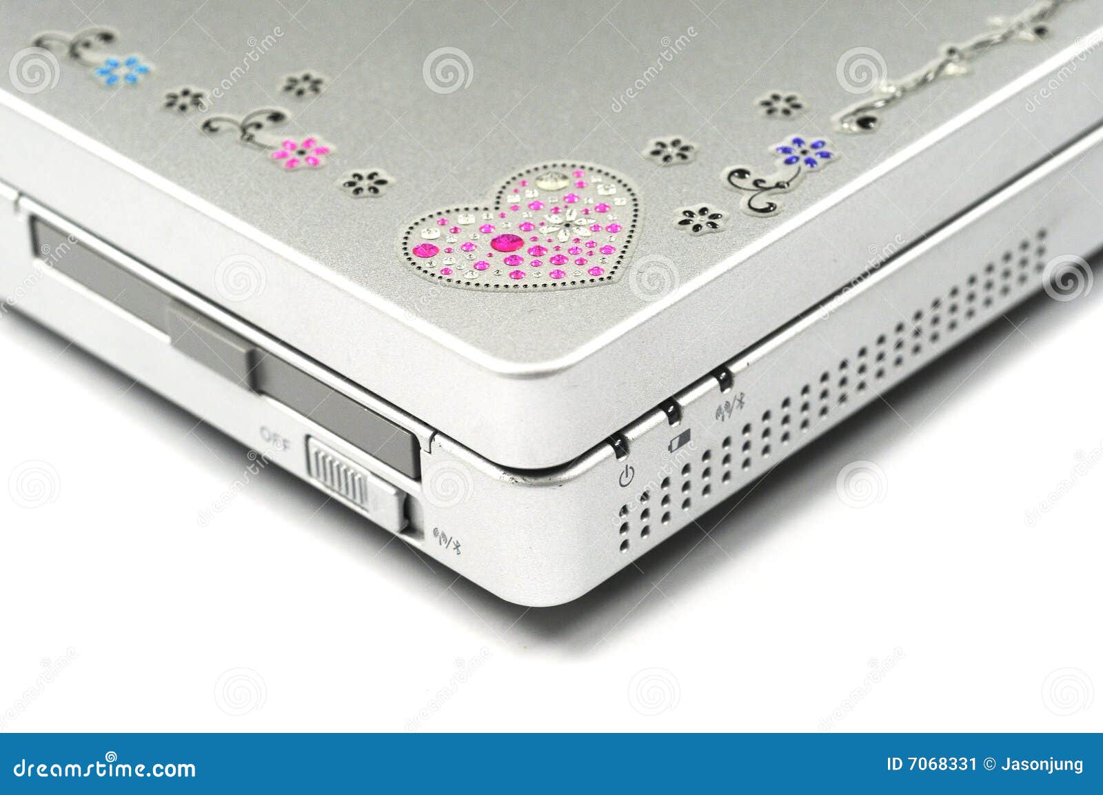 Decoration of laptop stock image. Image of color, electronics - 7068331