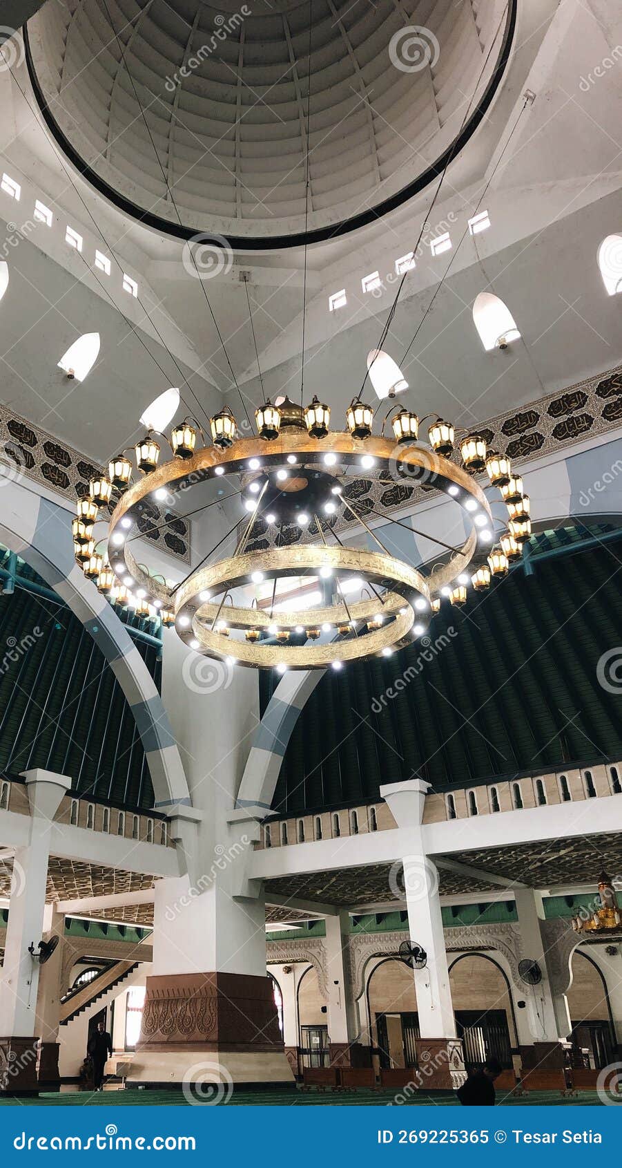 Decoration of the Lights of the Great Mosque of Central Java Editorial ...