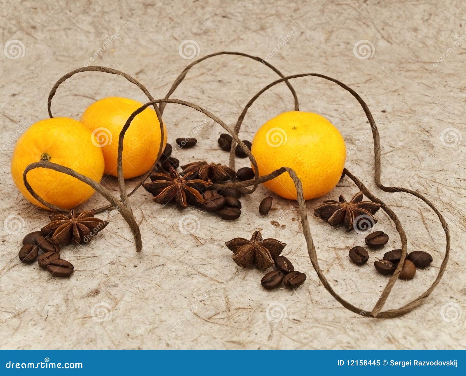 Decoration with mandarins stock image. Image of seeds - 12158445