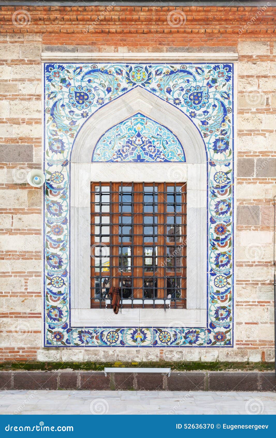 Decoration of Old Mosque Window. Izmir, Turkey Stock Photo - Image of ...