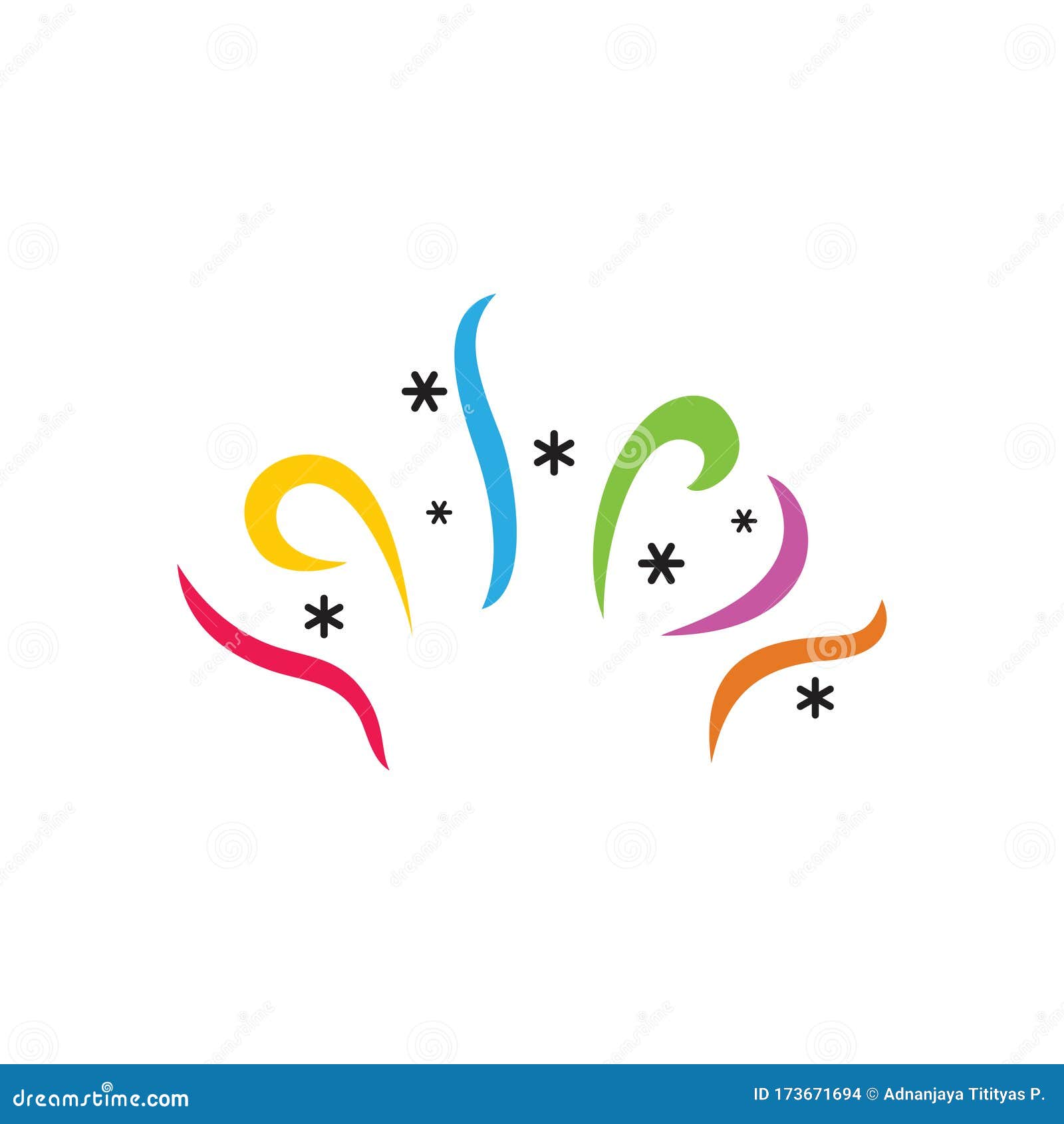 Congratulation Symbol Springing Out From A Gift Box Royalty-Free Stock ...