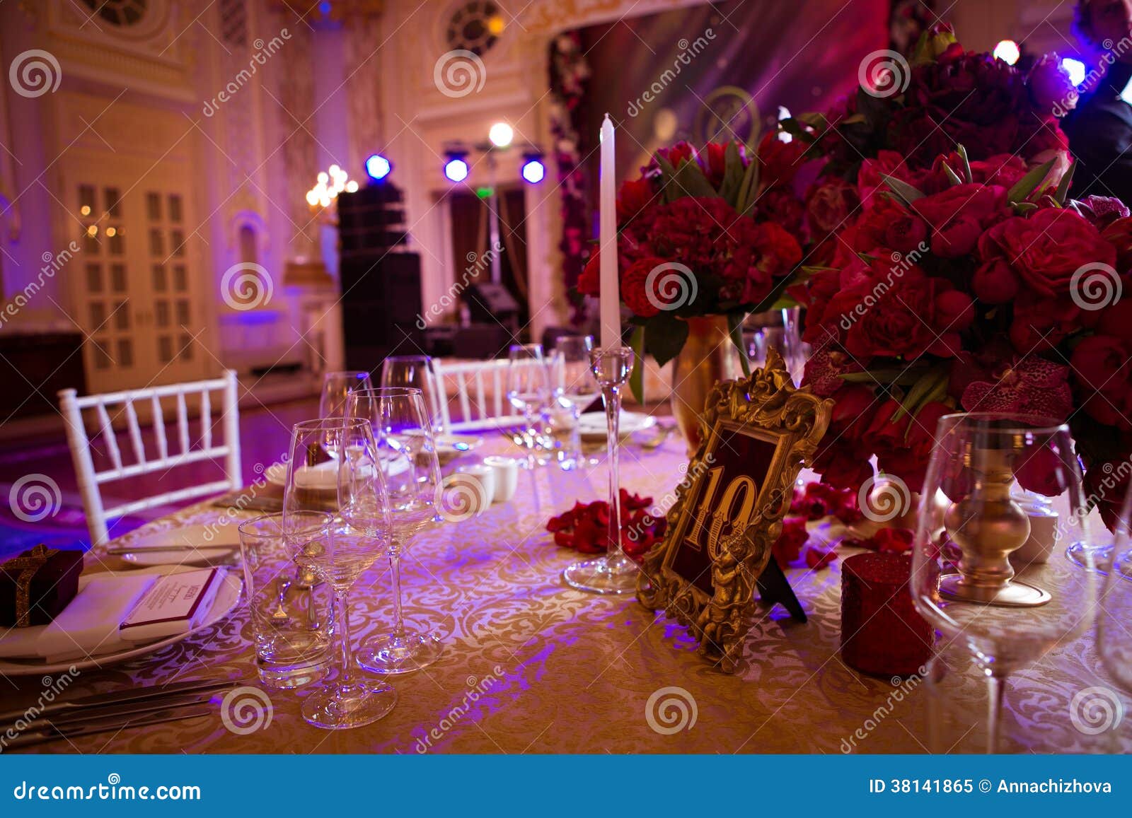 Decoration on wedding day stock image. Image of romantic - 38141865