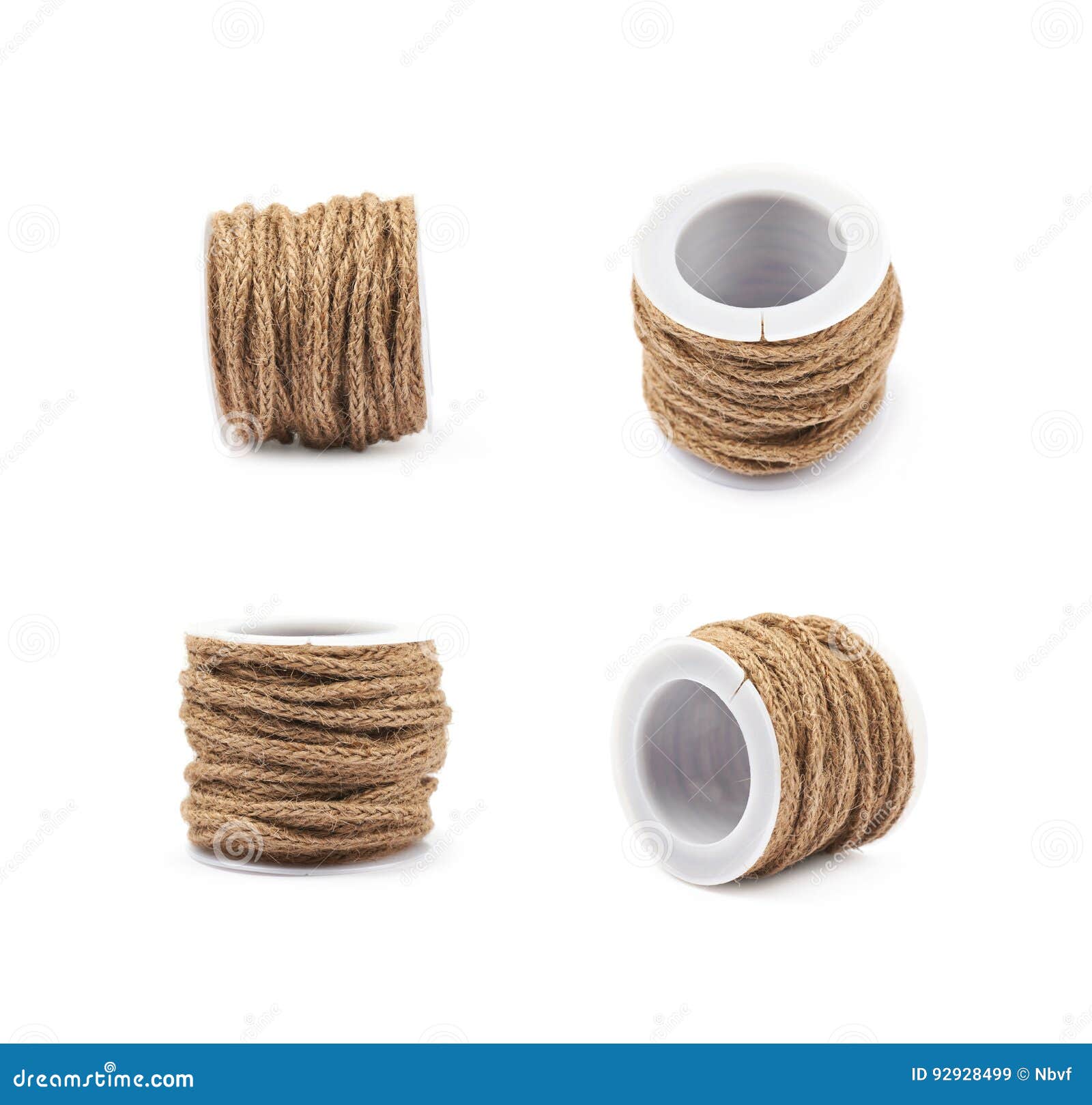 Decorational Rope String on a Bobbin Stock Image - Image of reel, rough ...