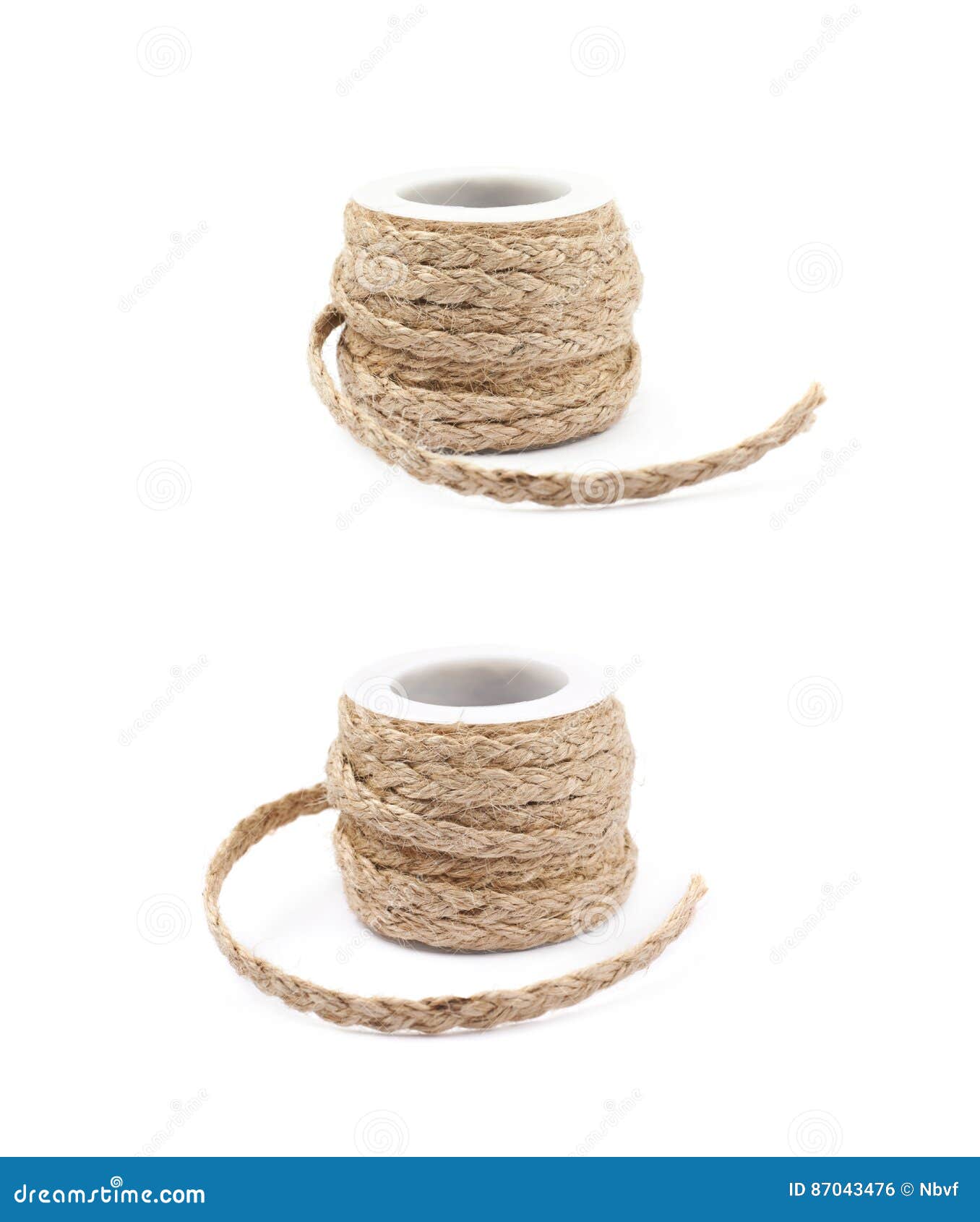 Decorational Rope String on a Bobbin Stock Photo - Image of knot ...