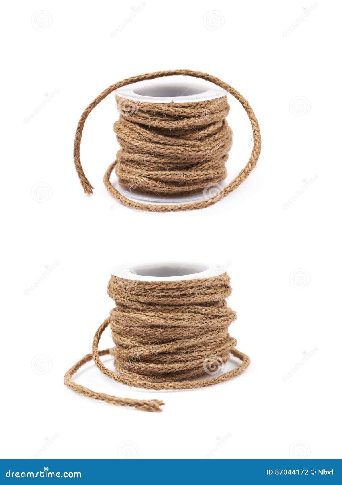 Decorational Rope String on a Bobbin Stock Photo - Image of background ...