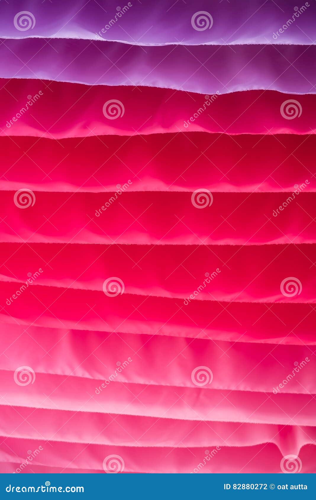 Decorations on the Ceiling Colorful Fabric Hang for Background. Red ...