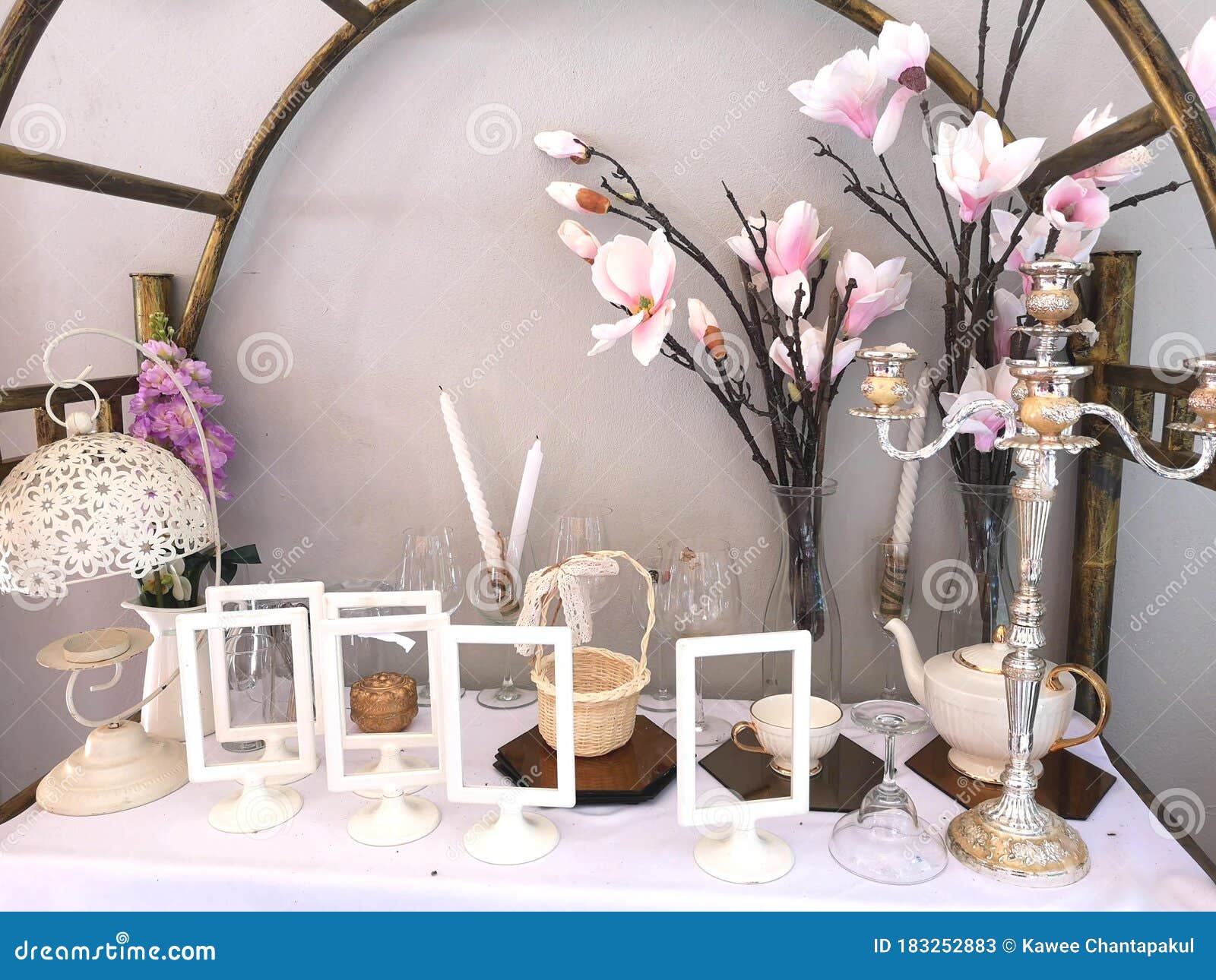 The Decorations Set in Various Events Stock Image - Image of birthday ...