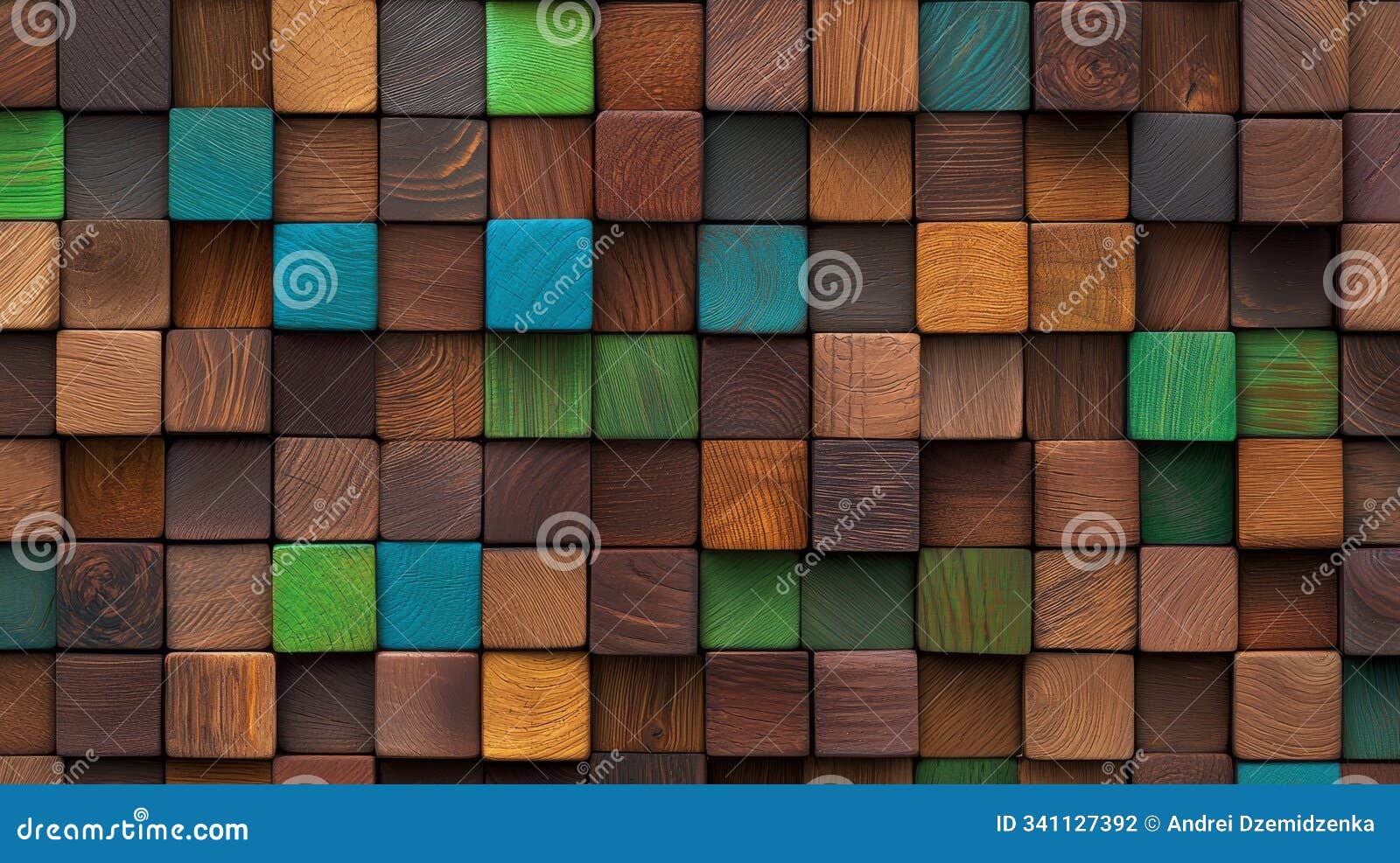 Decorative Abstract Geometric Background with Square Pattern. Cubes of ...