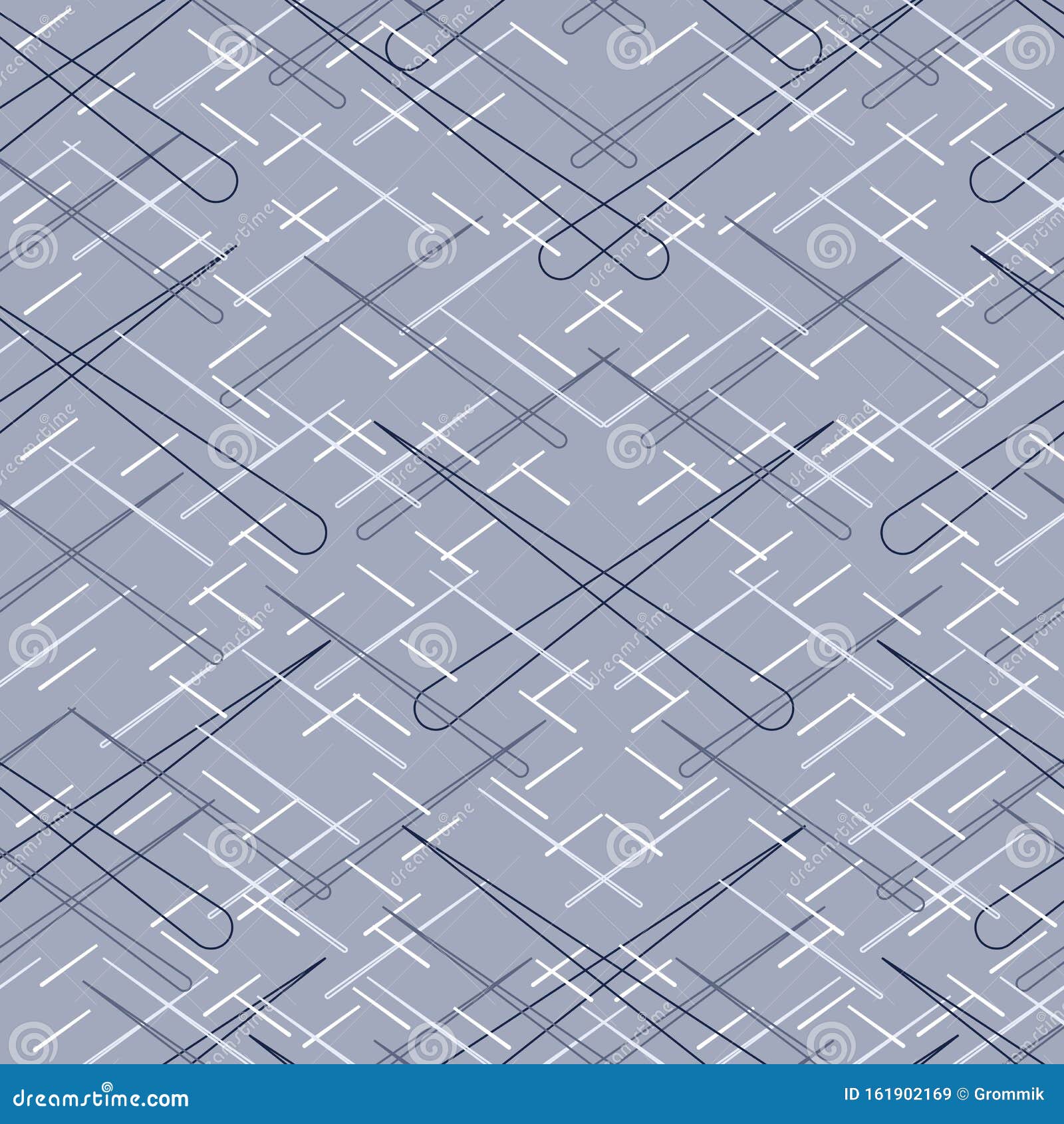 Decorative Abstract Seamless Background of Intersecting Shapes for ...