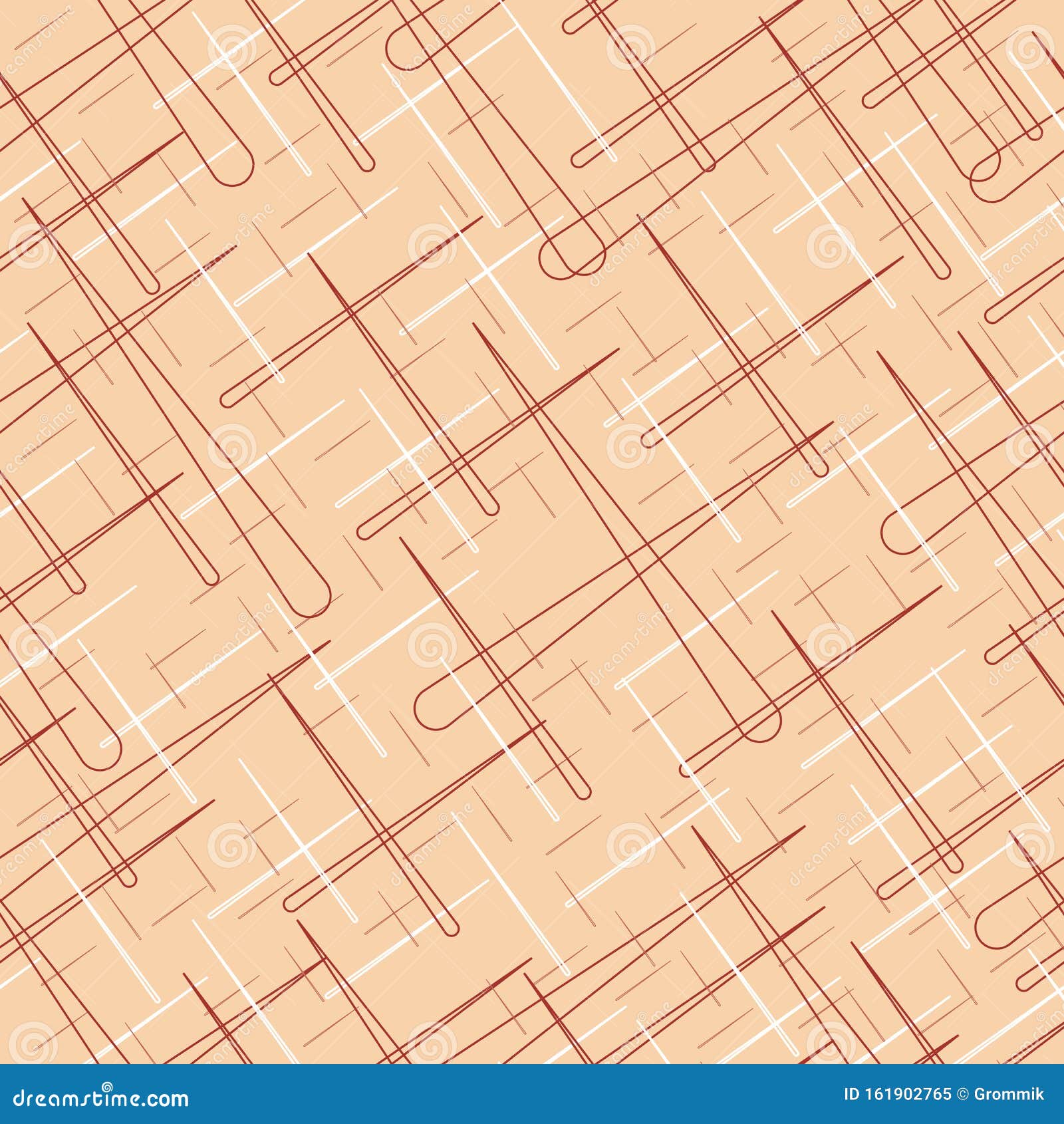 Decorative Abstract Seamless Background of Intersecting Shapes for ...