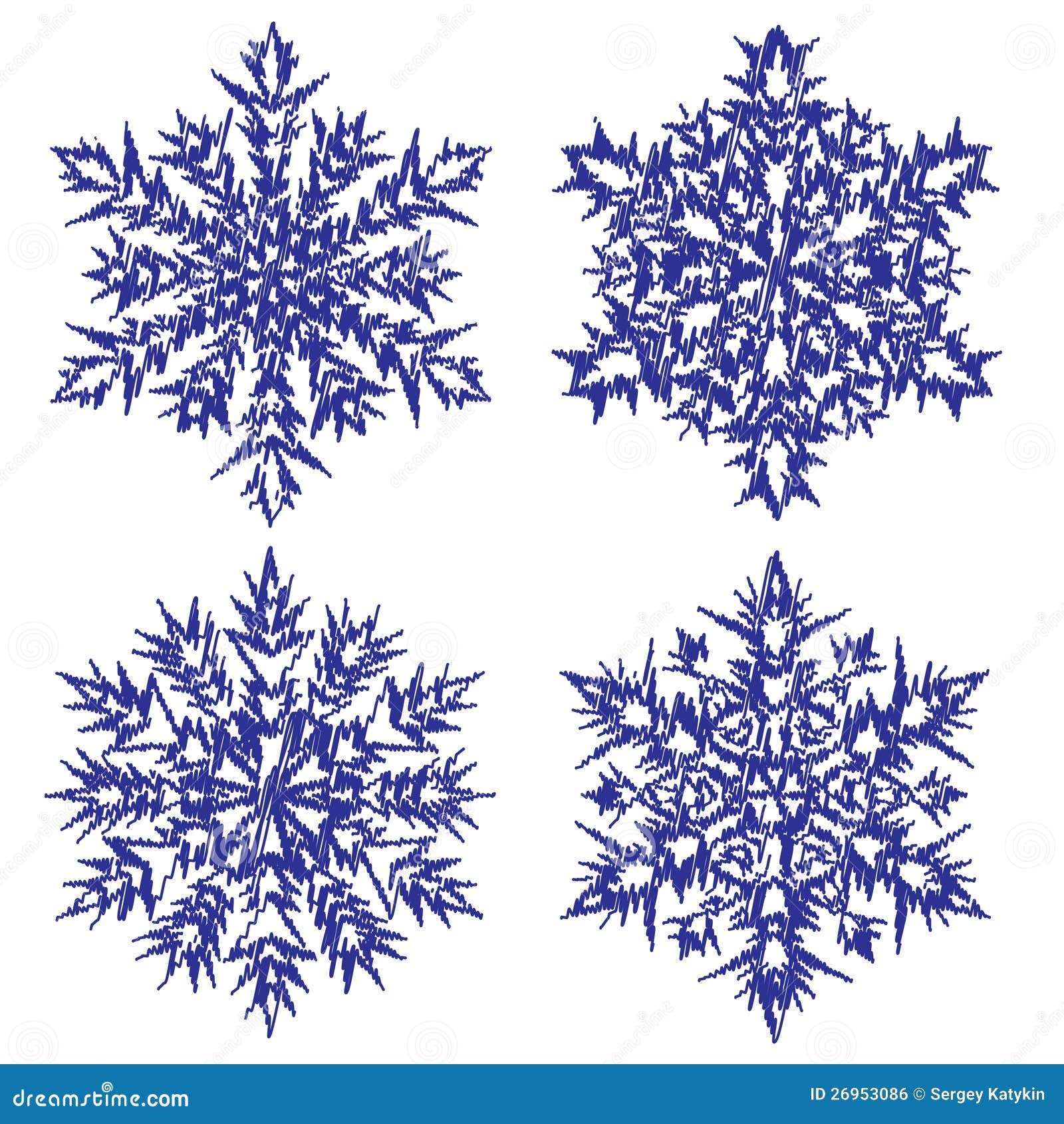 Decorative Abstract Snowflake. Stock Vector - Illustration of winter ...