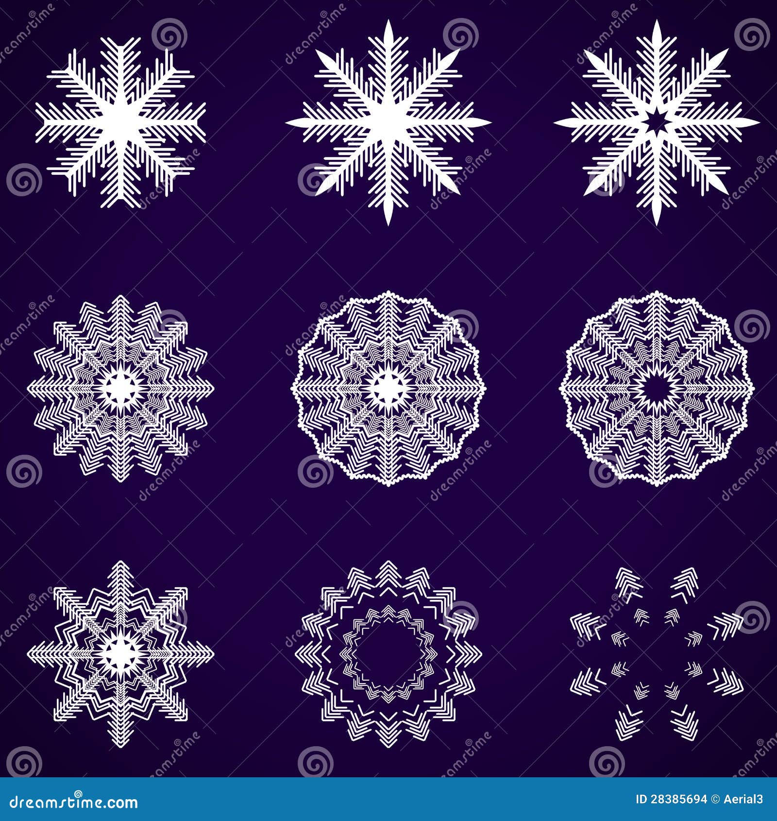 Decorative Abstract Snowflake. Vector Stock Vector - Illustration of ...