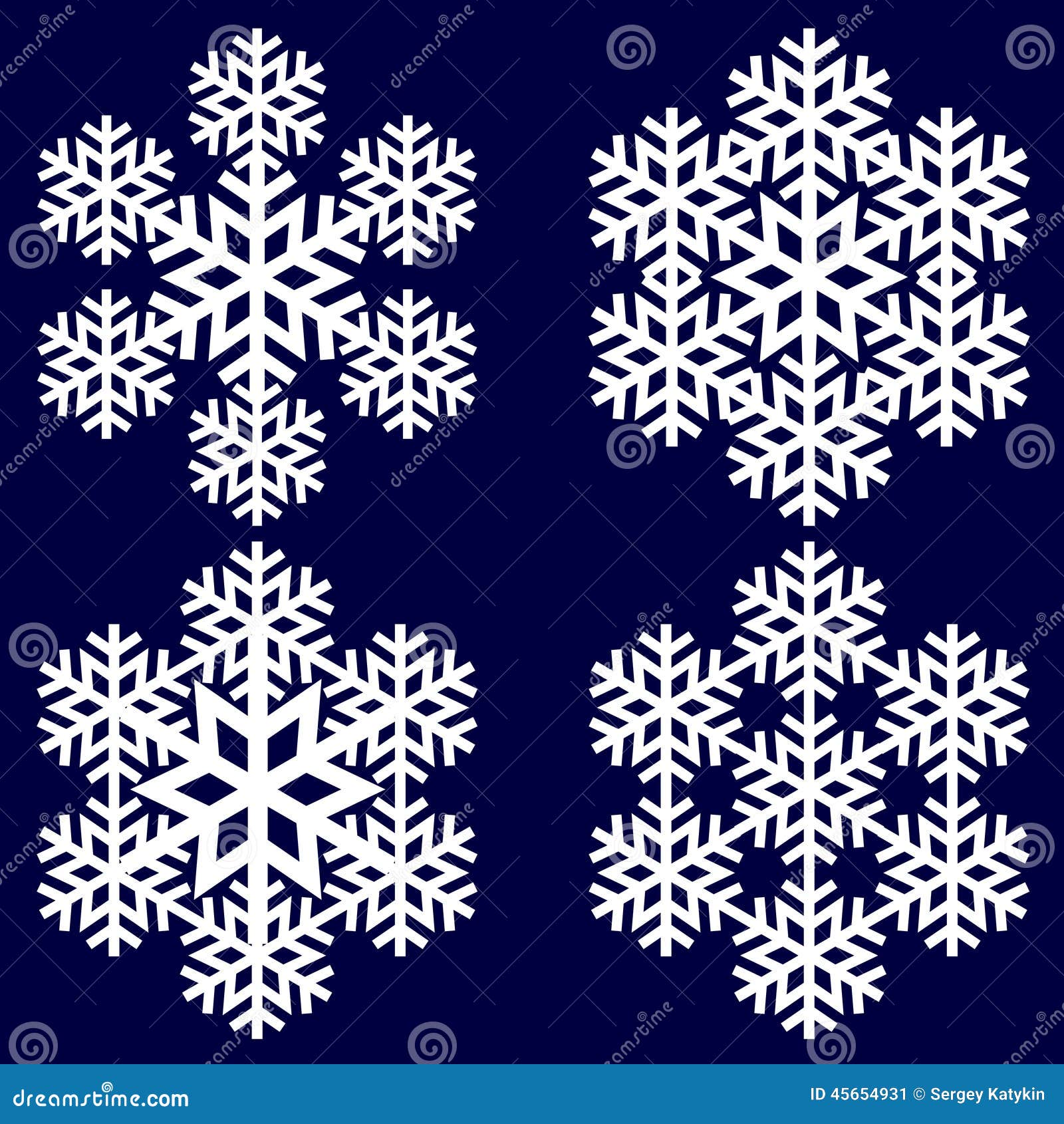 Decorative Abstract Snowflake. Stock Vector - Illustration of elegance ...