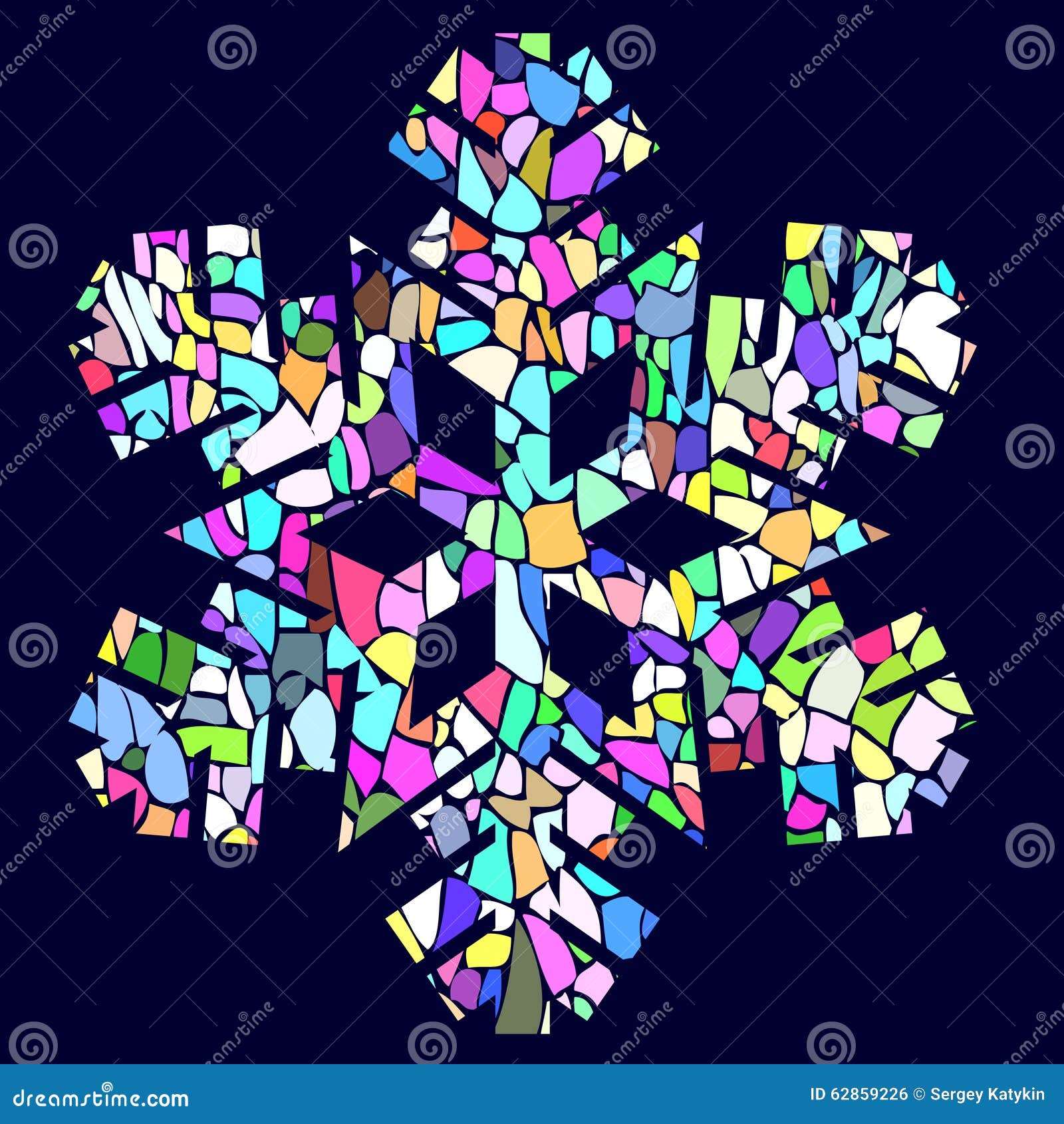 Decorative Abstract Snowflake Stock Vector - Illustration of concepts ...