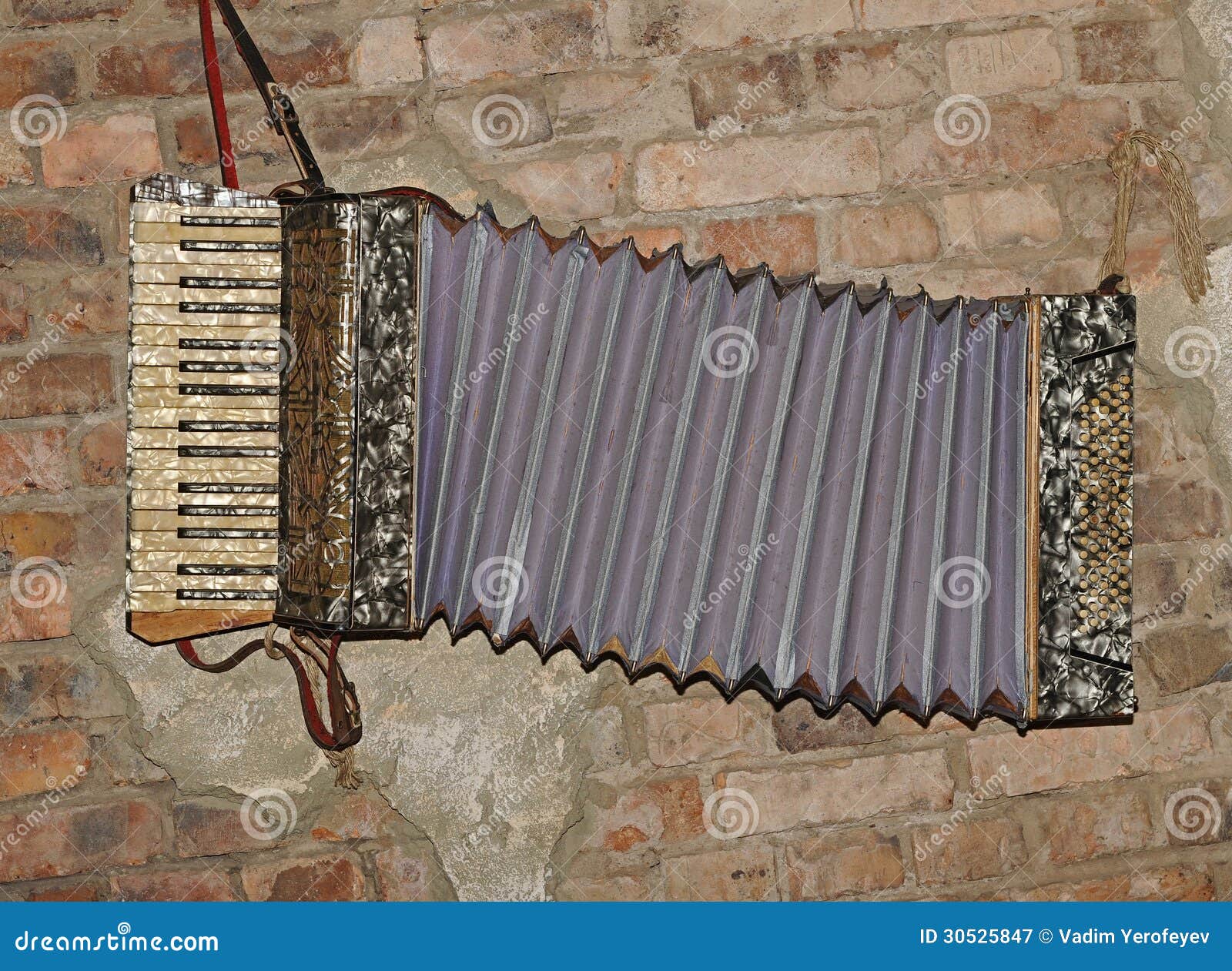 Decorative accordion stock image. Image of keyboard, rough - 30525847