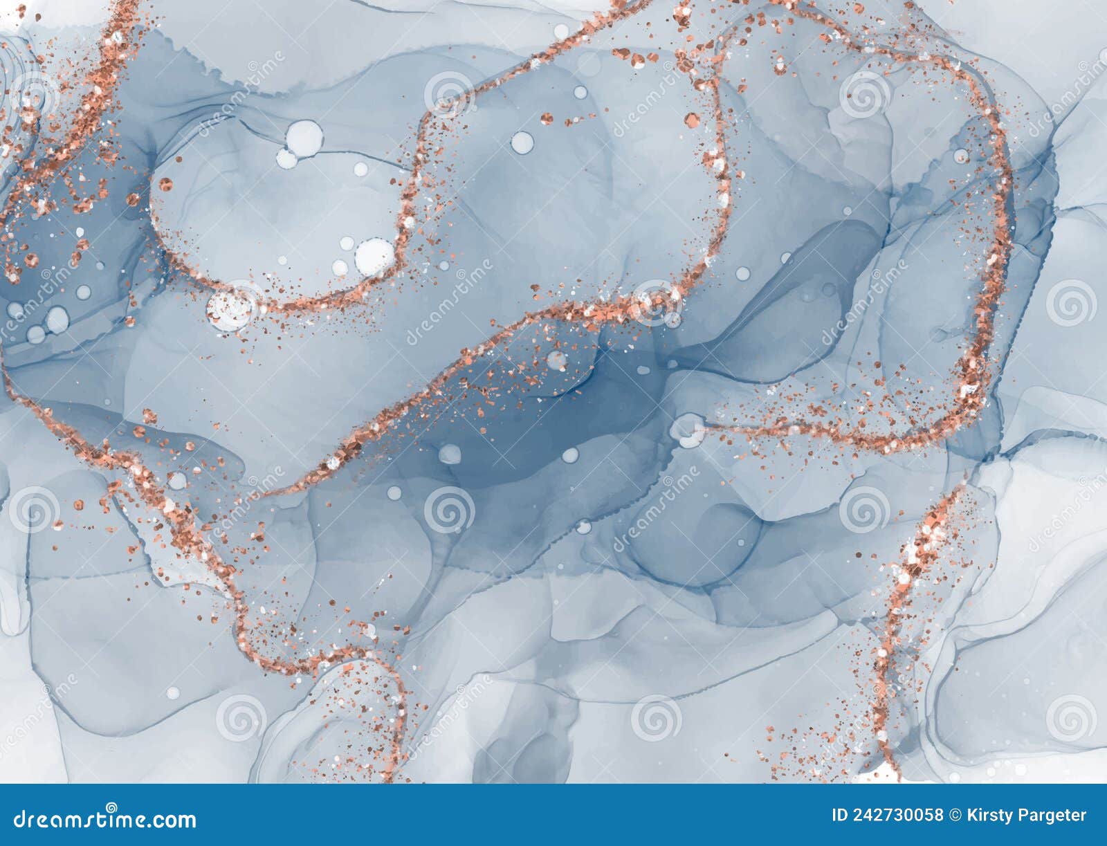 Decorative Alcohol Ink Design Background Stock Vector - Illustration of ...