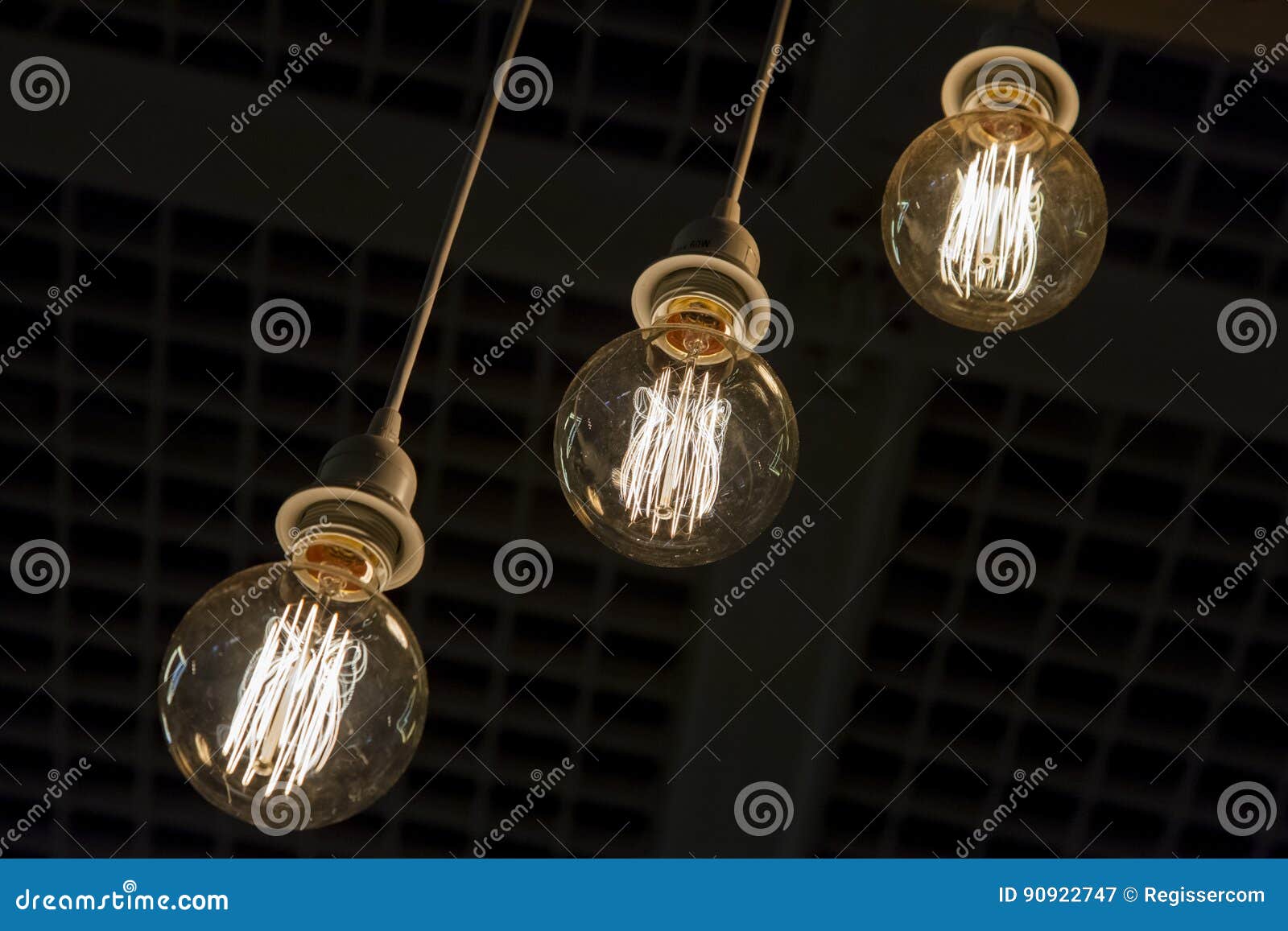 Decorative Antique Style Light Bulbs Stock Image - Image of retro ...