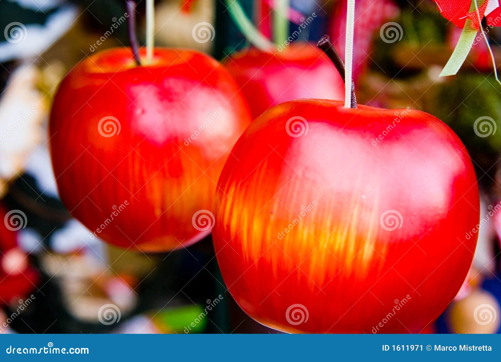 Decorative apples stock image. Image of beautiful, decoration - 1611971