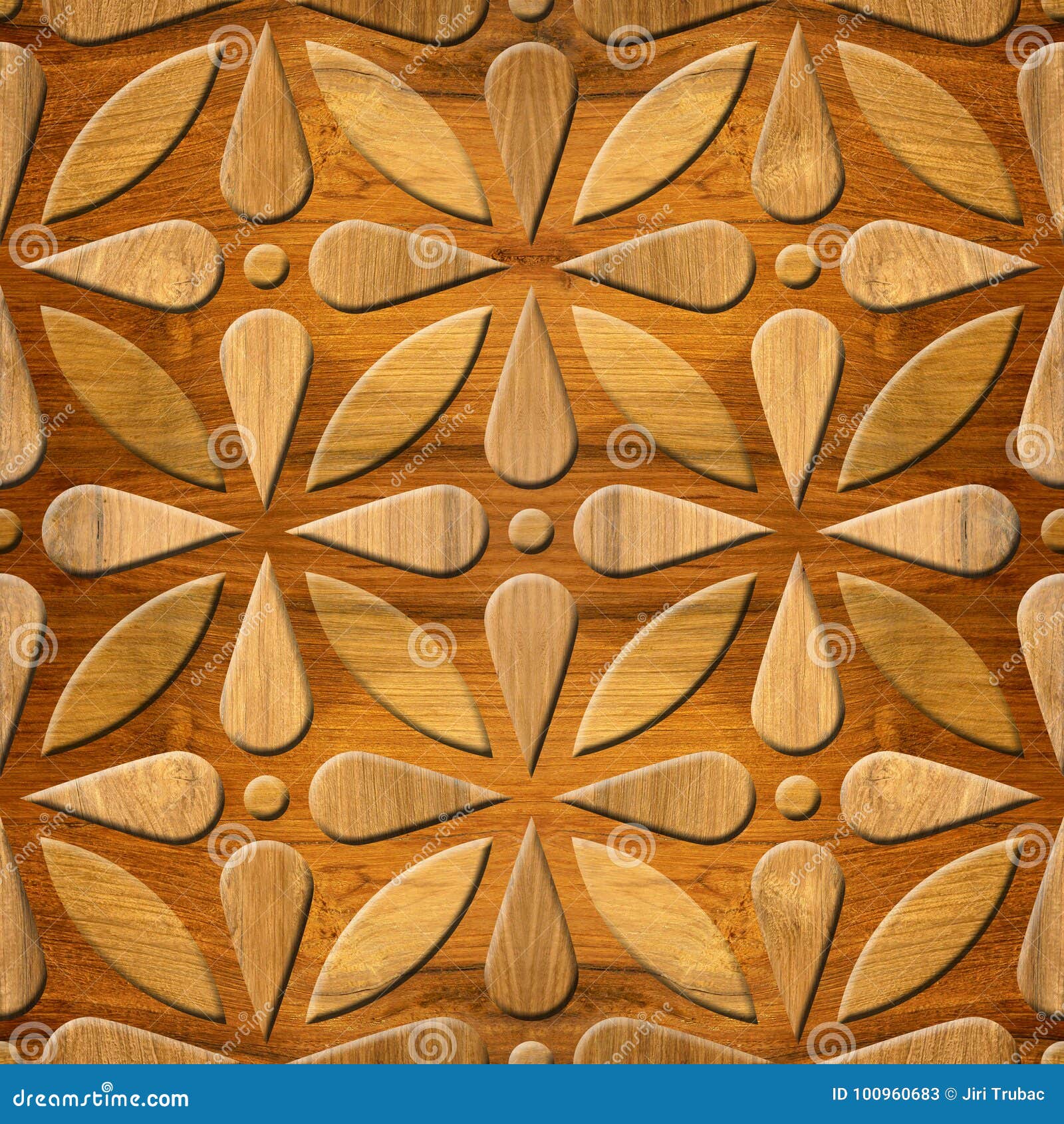 Decorative Arabic Pattern - Interior Design Wallpaper - Wooden Texture ...