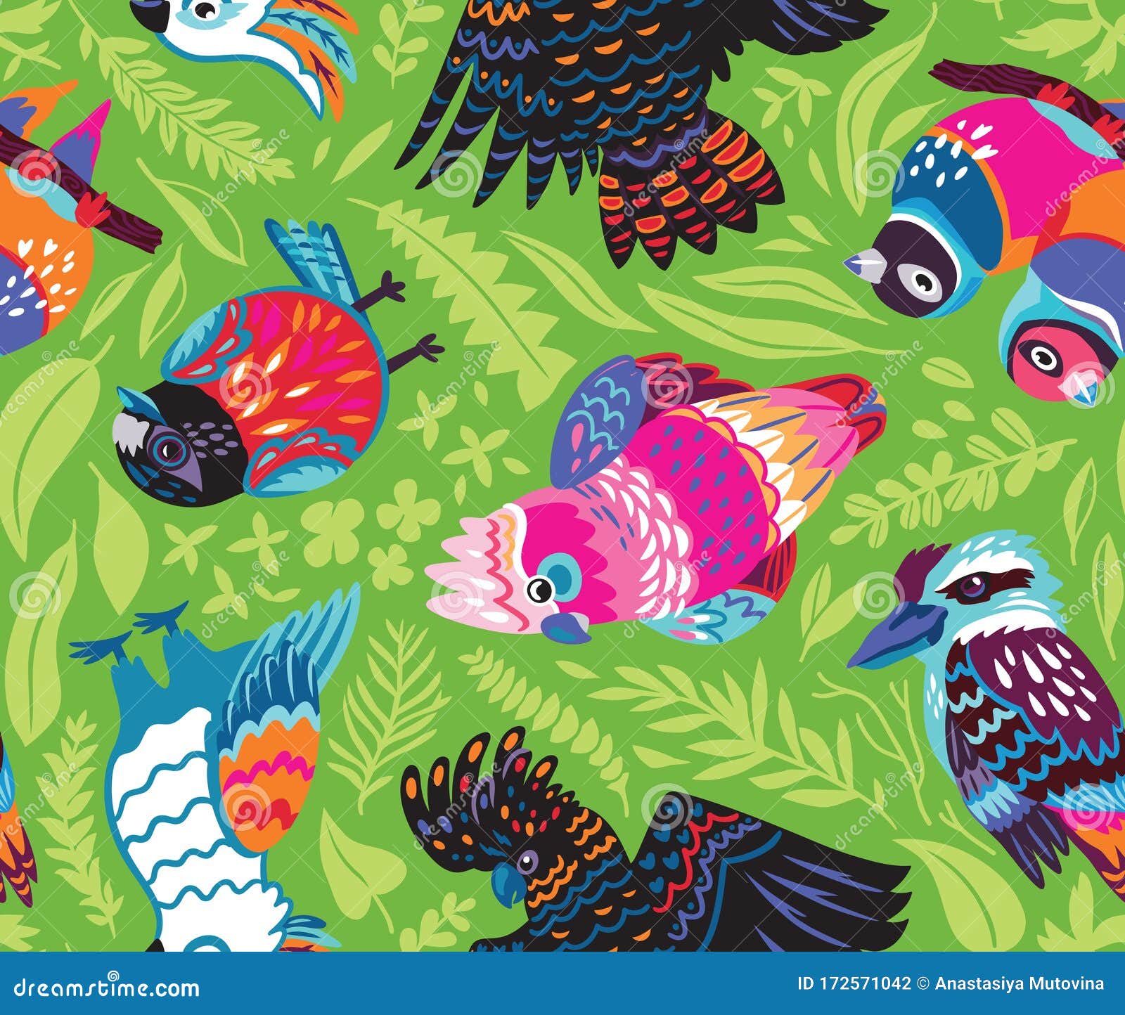 Set Of Australian Birds Engraved, Hand Drawn Vector Illustration In ...