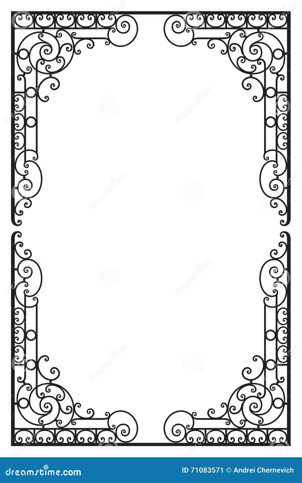 Decorative Award Frame. Design Element Stock Vector - Illustration of ...