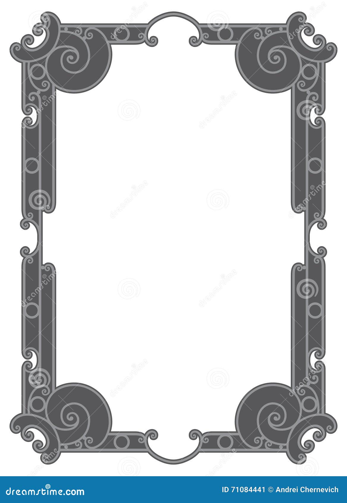 Decorative Award Frame. Design Element Stock Vector - Illustration of ...