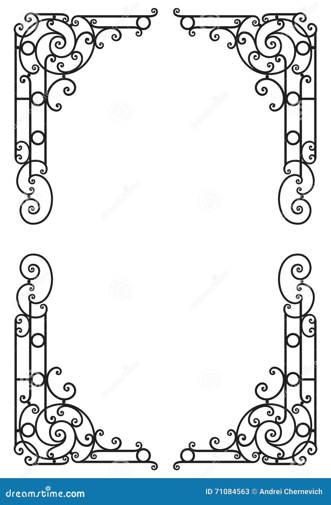 Decorative Award Frame. Design Element Stock Vector - Illustration of ...