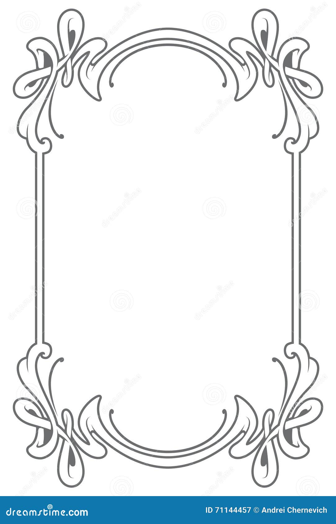 Decorative Award Frame. Design Element Stock Vector - Illustration of ...