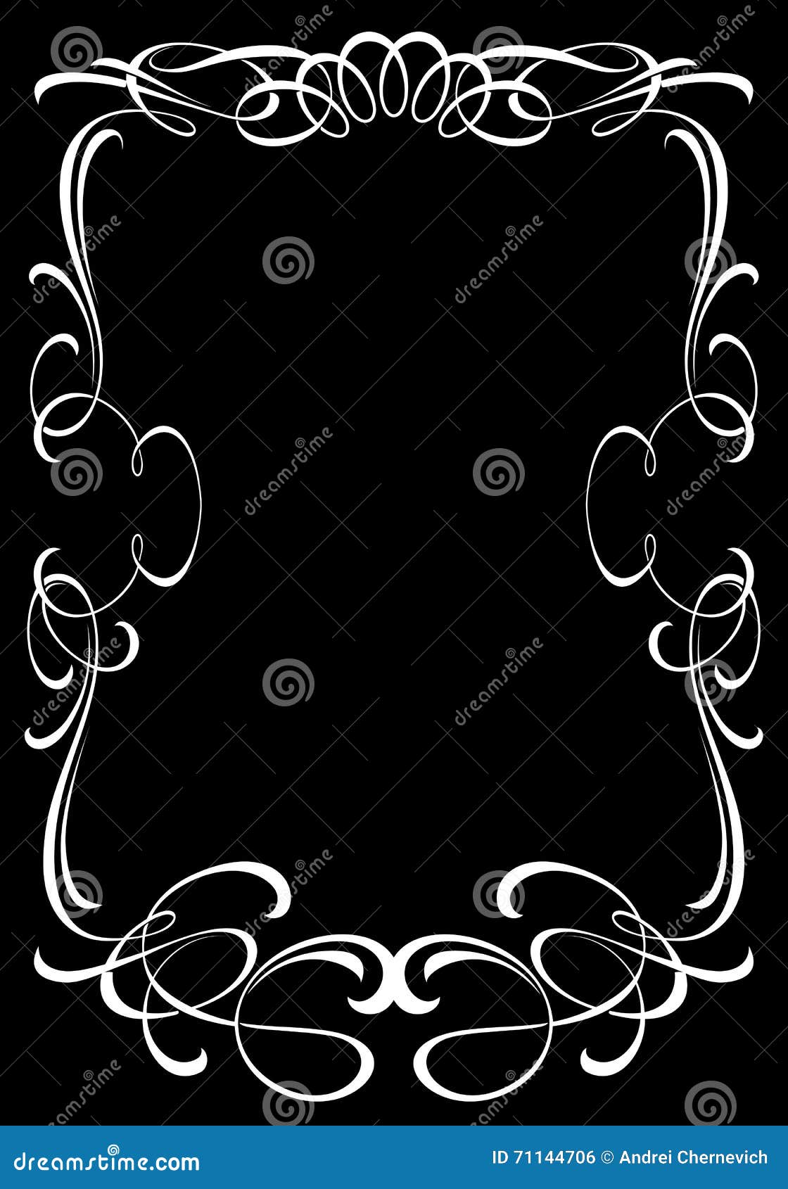 Decorative Award Frame. Design Element Stock Vector - Illustration of ...