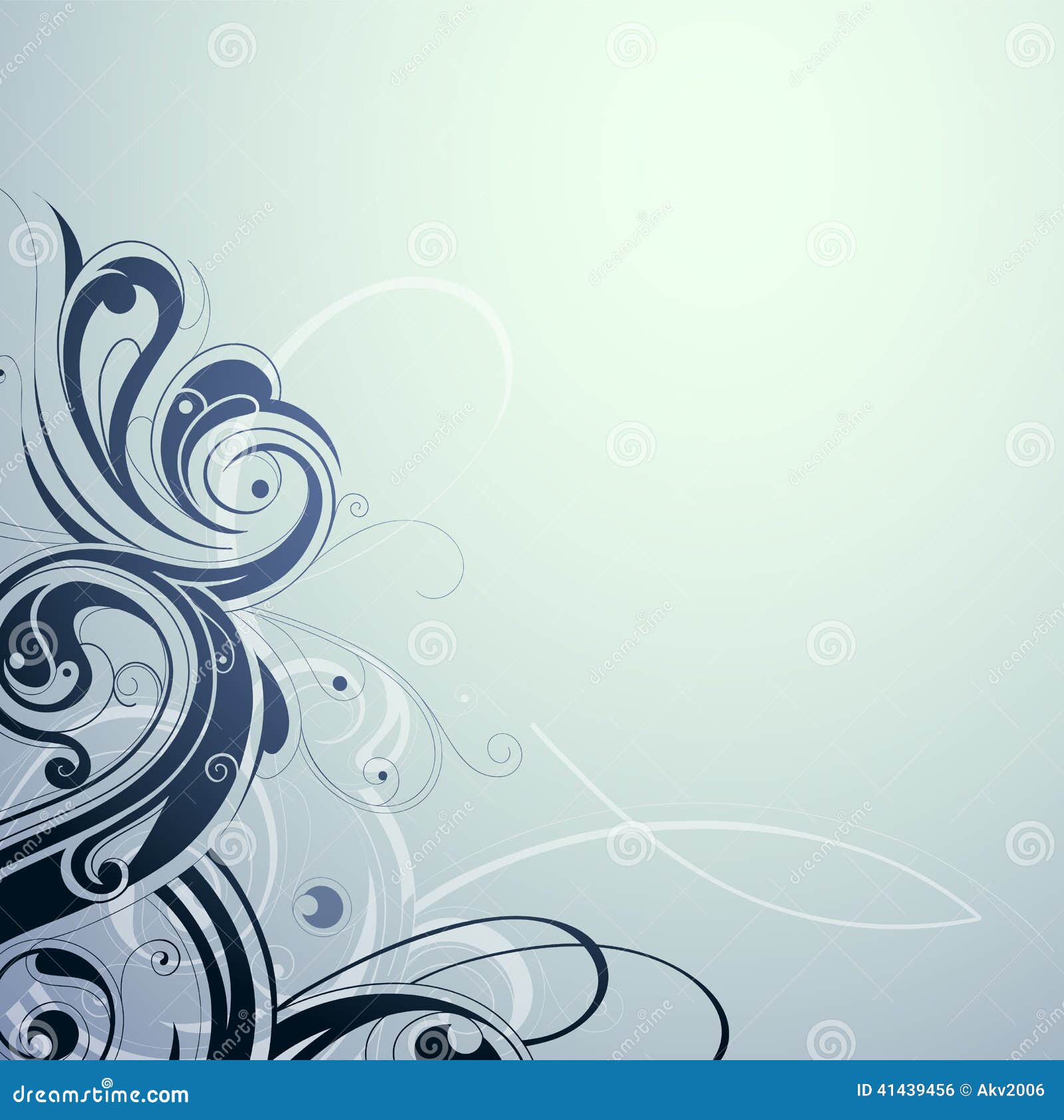 Decorative Backdrop with Copy Space Stock Vector - Illustration of curl ...