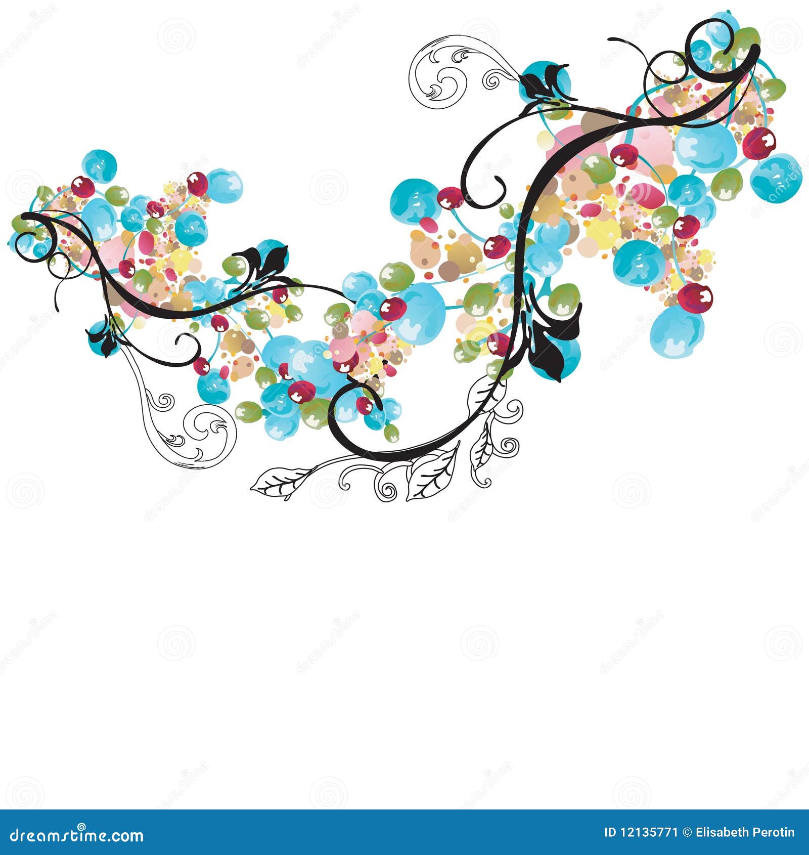 Decorative background stock vector. Illustration of fancy - 12135771