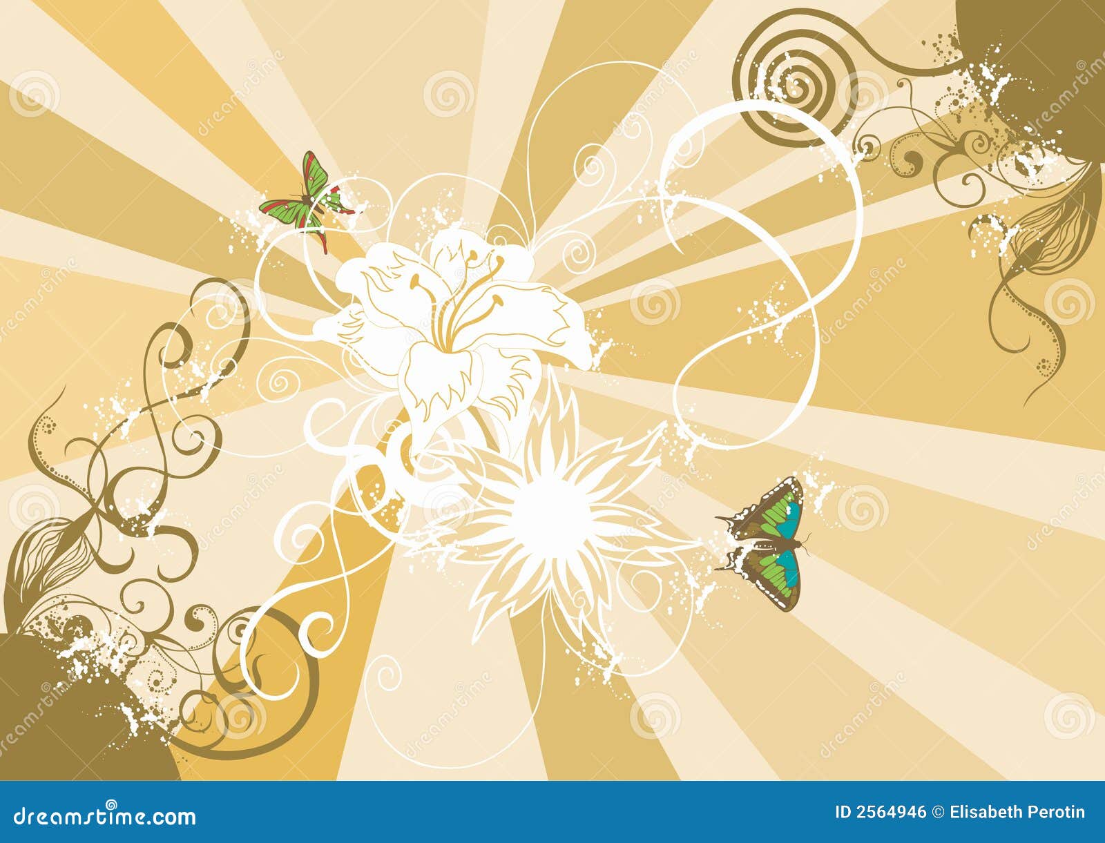Decorative background stock vector. Illustration of design - 2564946