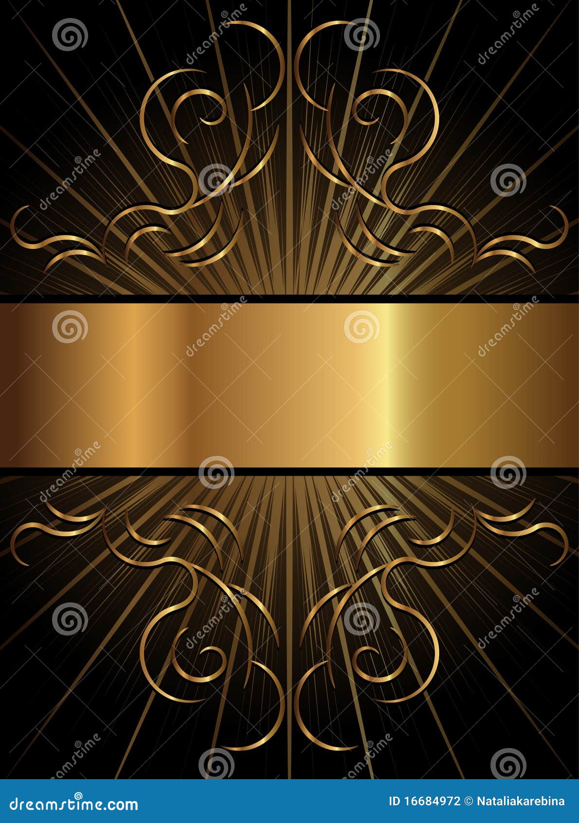 Decorative Background Label Stock Vector - Illustration of blue, label ...