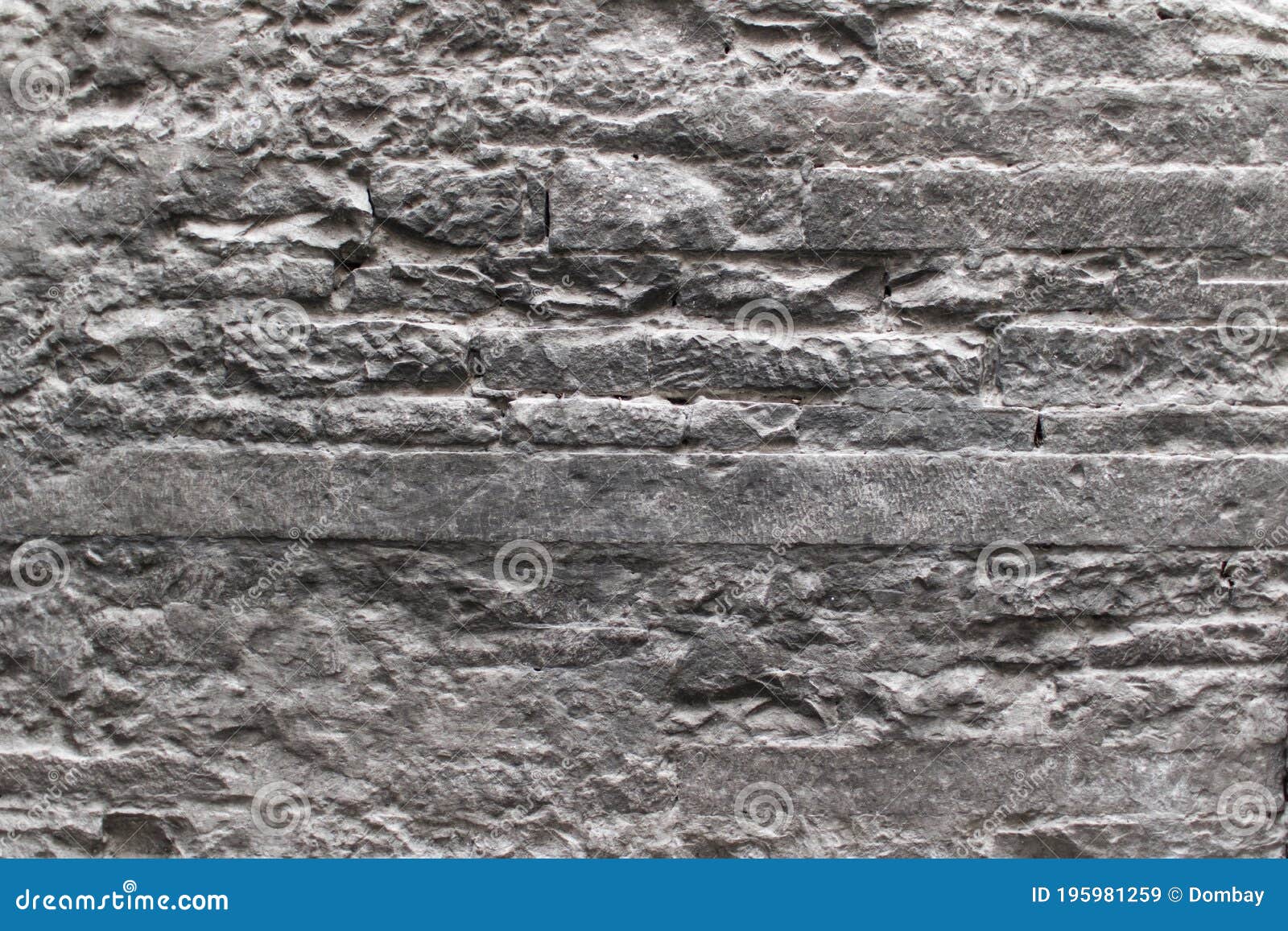 Concrete Wall with Stone Slabs Stock Image - Image of imprinted ...