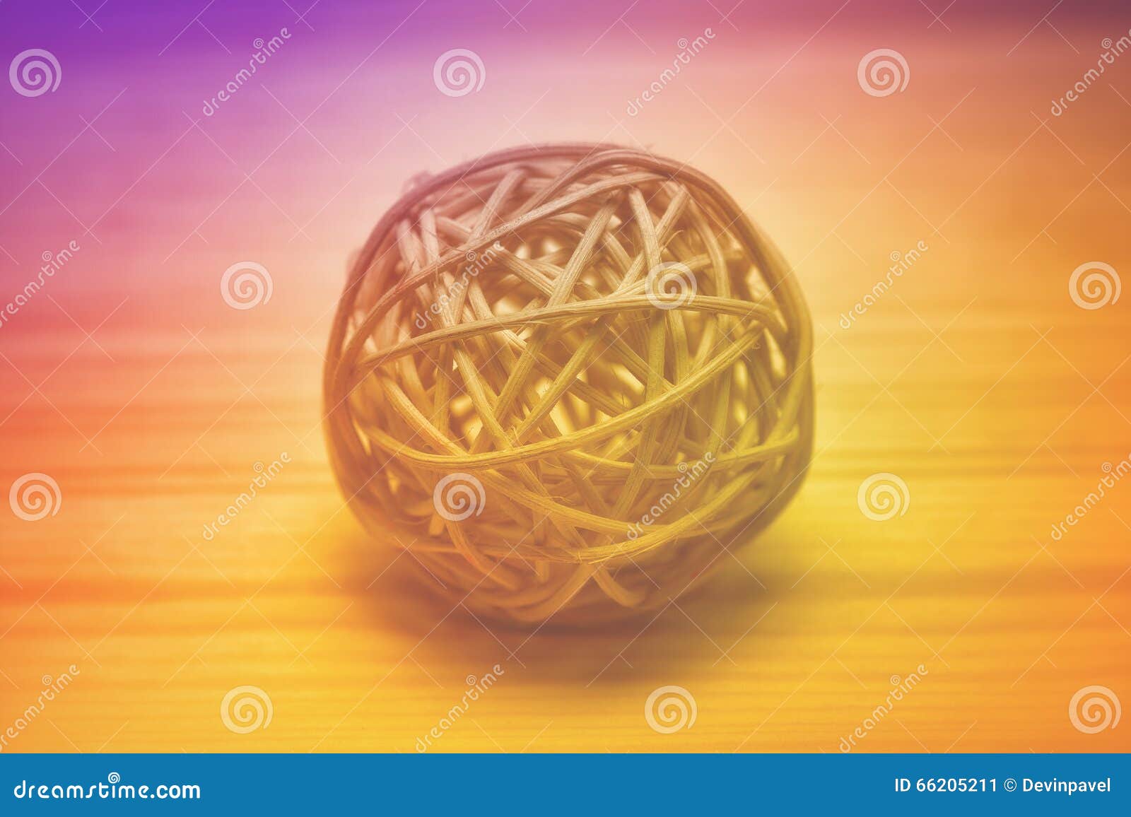 Decorative Ball Woven from Bamboo Stock Image - Image of abstract, ball ...