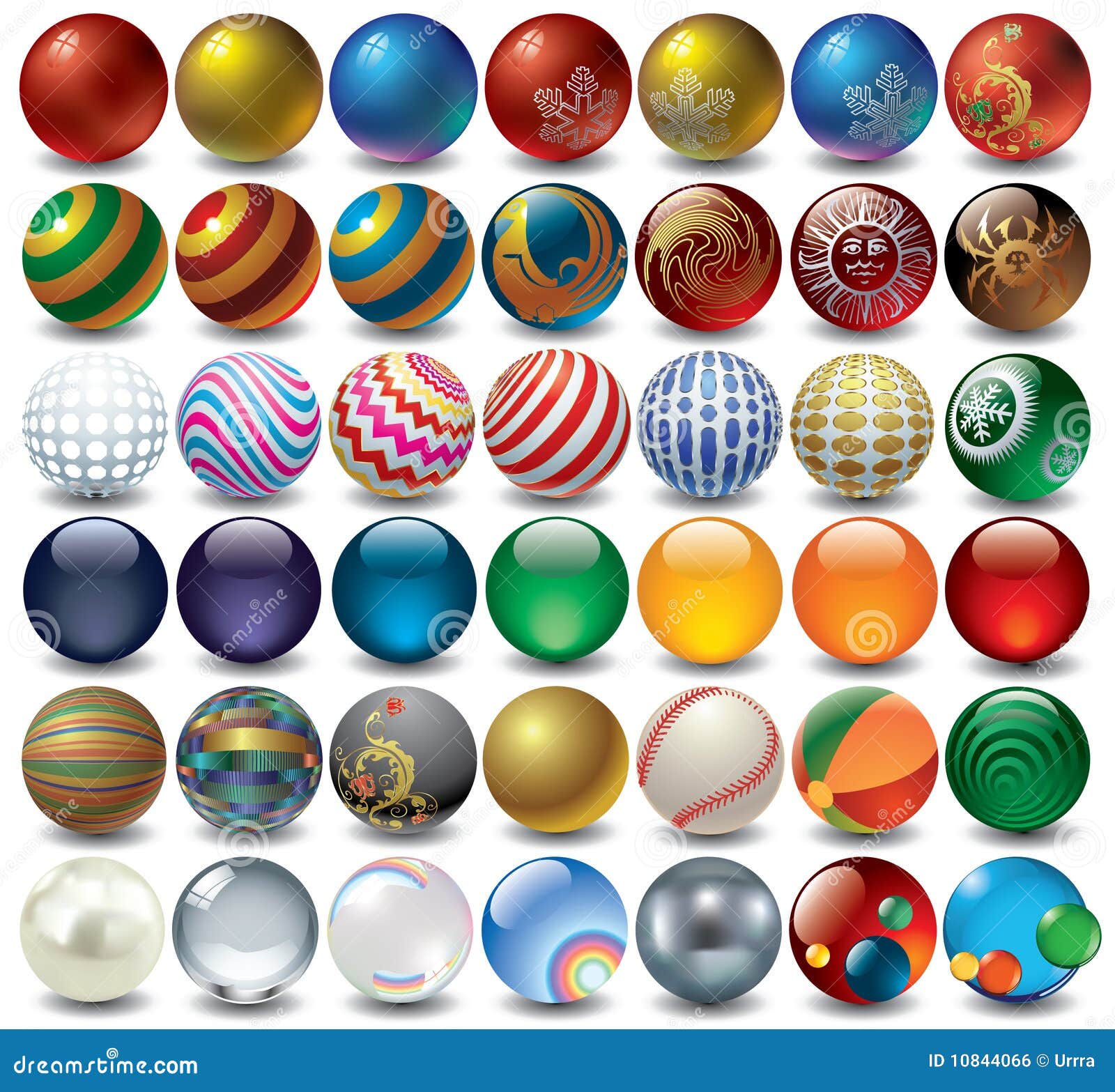 Decorative balls stock vector. Illustration of bubble - 10844066
