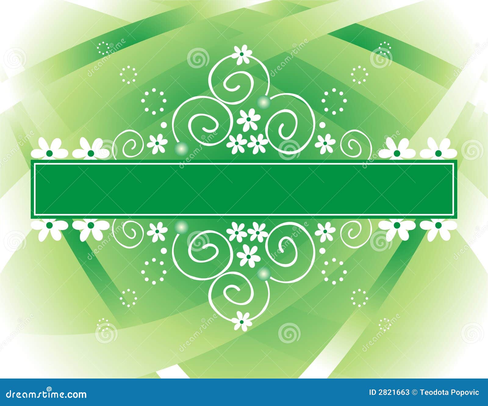 Decorative banner stock vector. Illustration of spring - 2821663