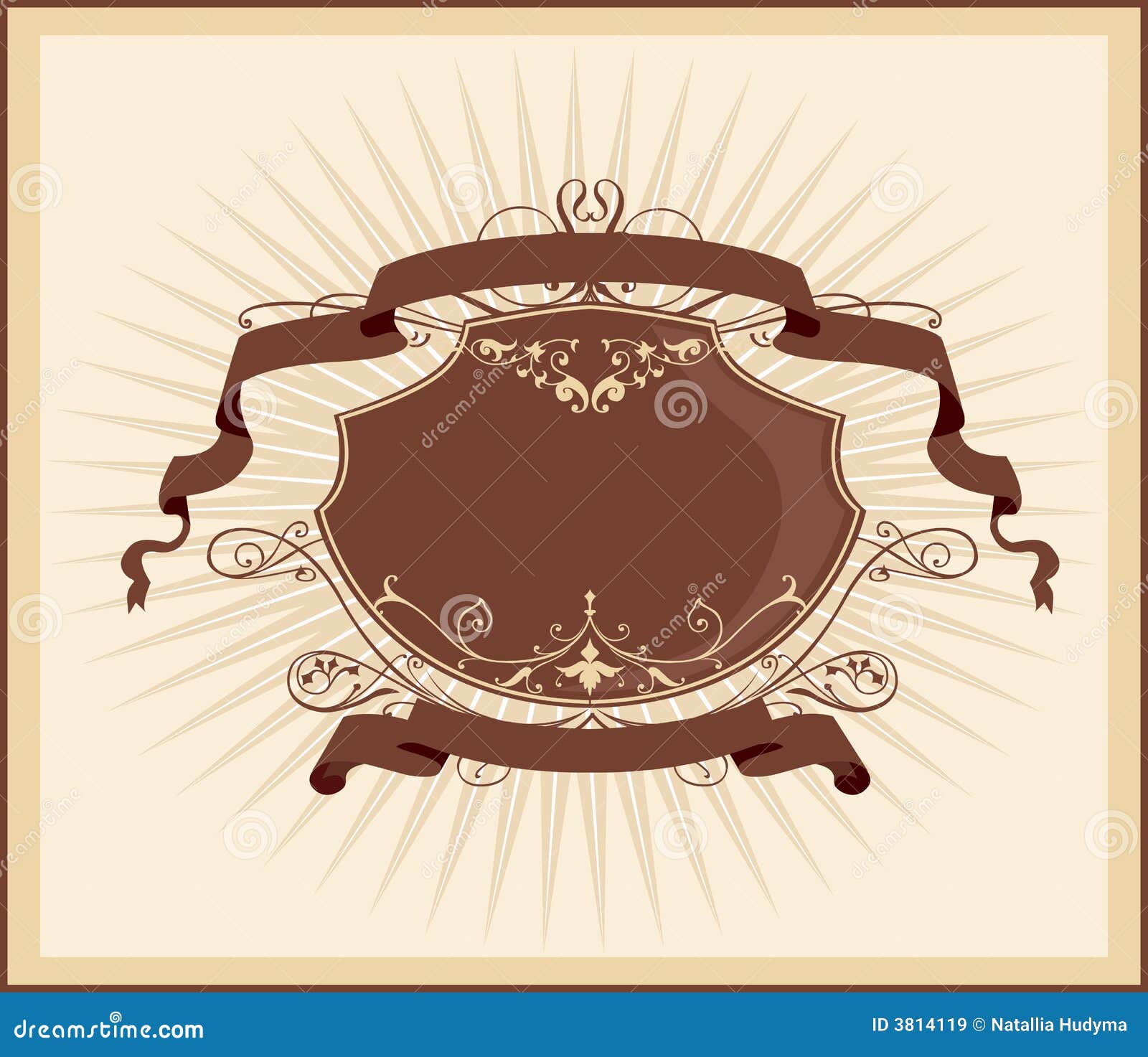 Decorative_banner stock vector. Illustration of decor - 3814119