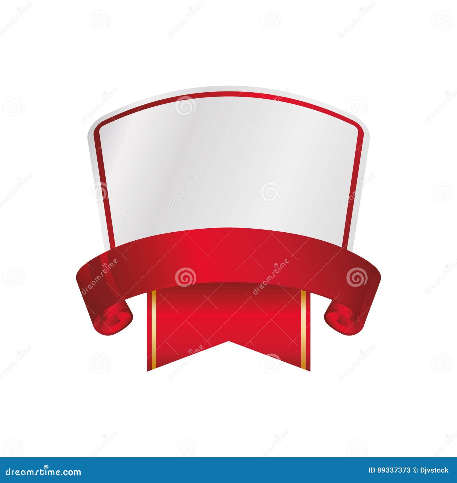 Decorative banner emblem stock illustration. Illustration of icon ...