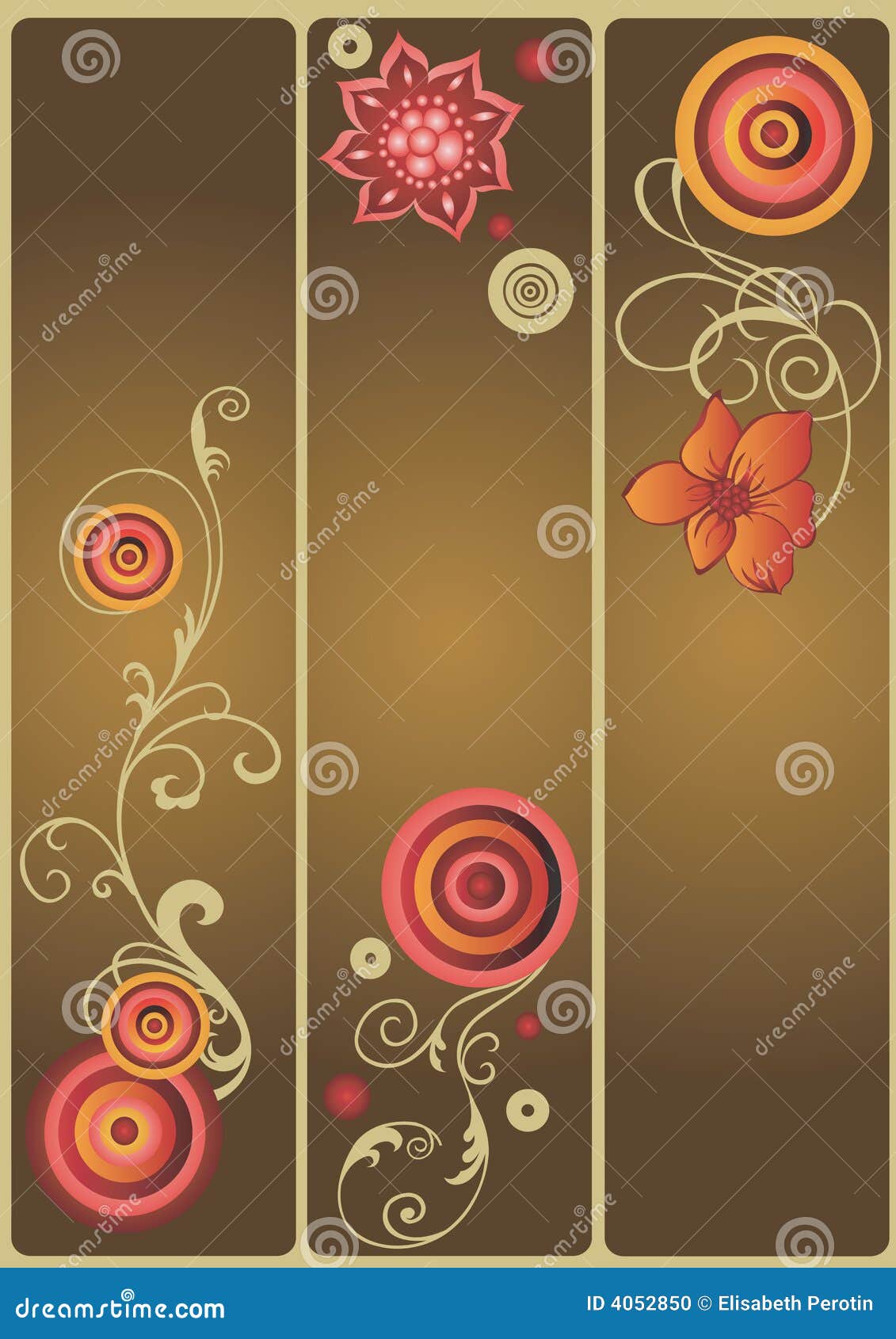 Decorative banners stock vector. Illustration of circles - 4052850